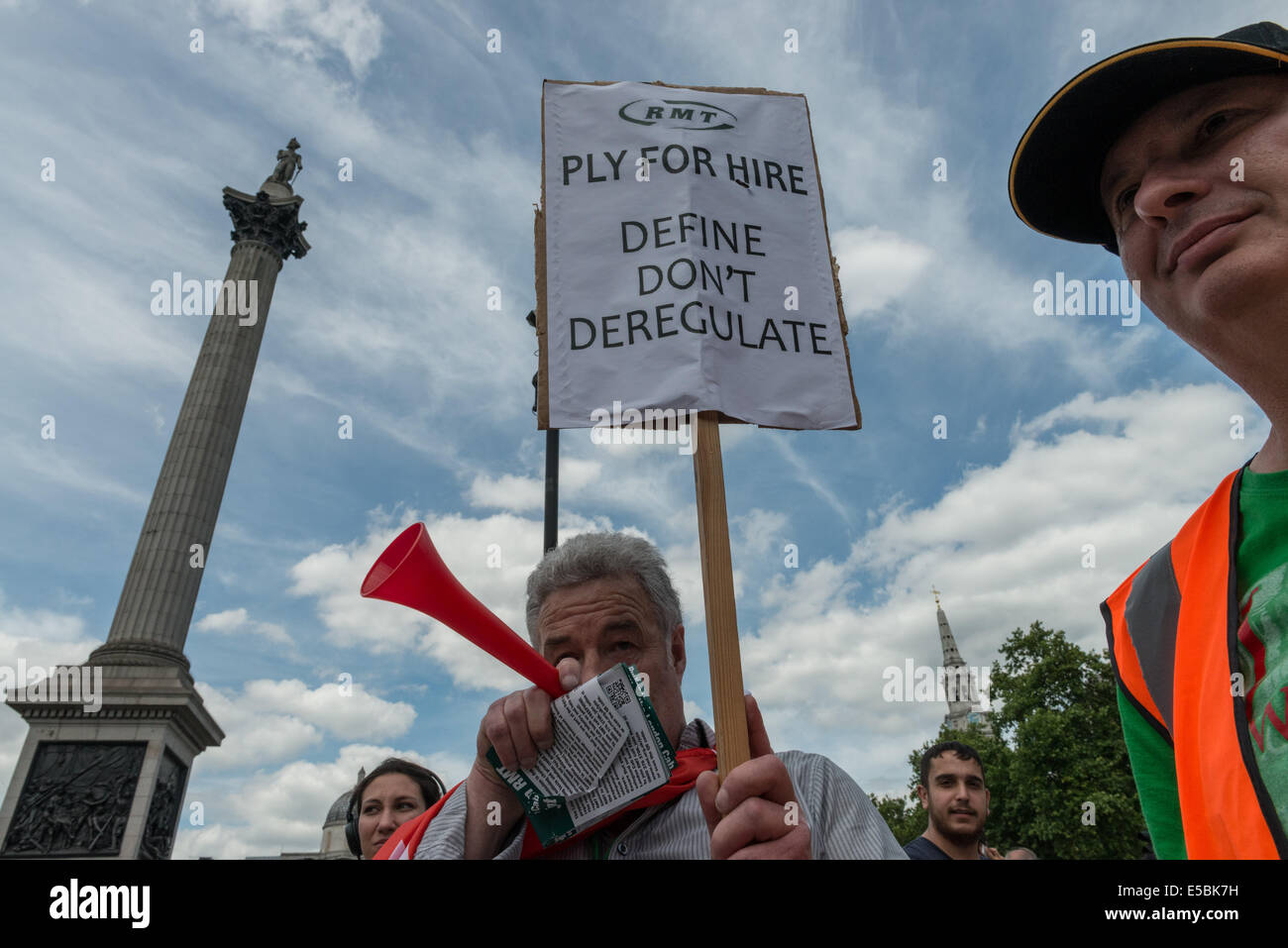 Uber london protest hi-res stock photography and images - Alamy
