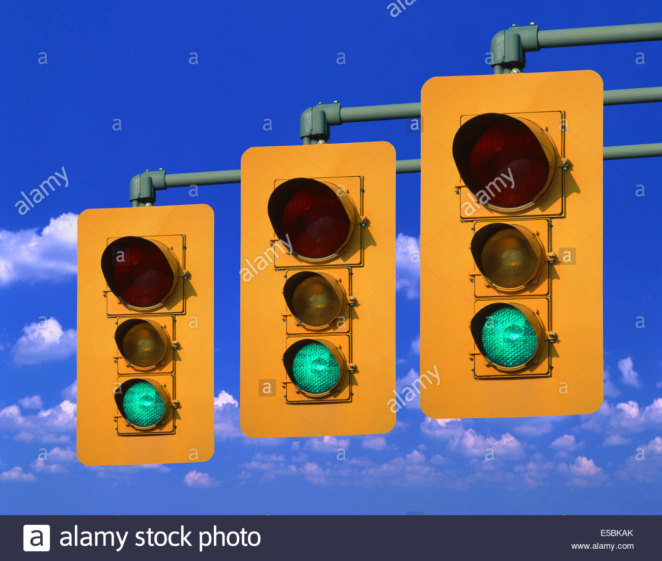 Intersection Traffic Light Illustration High Resolution Stock ...