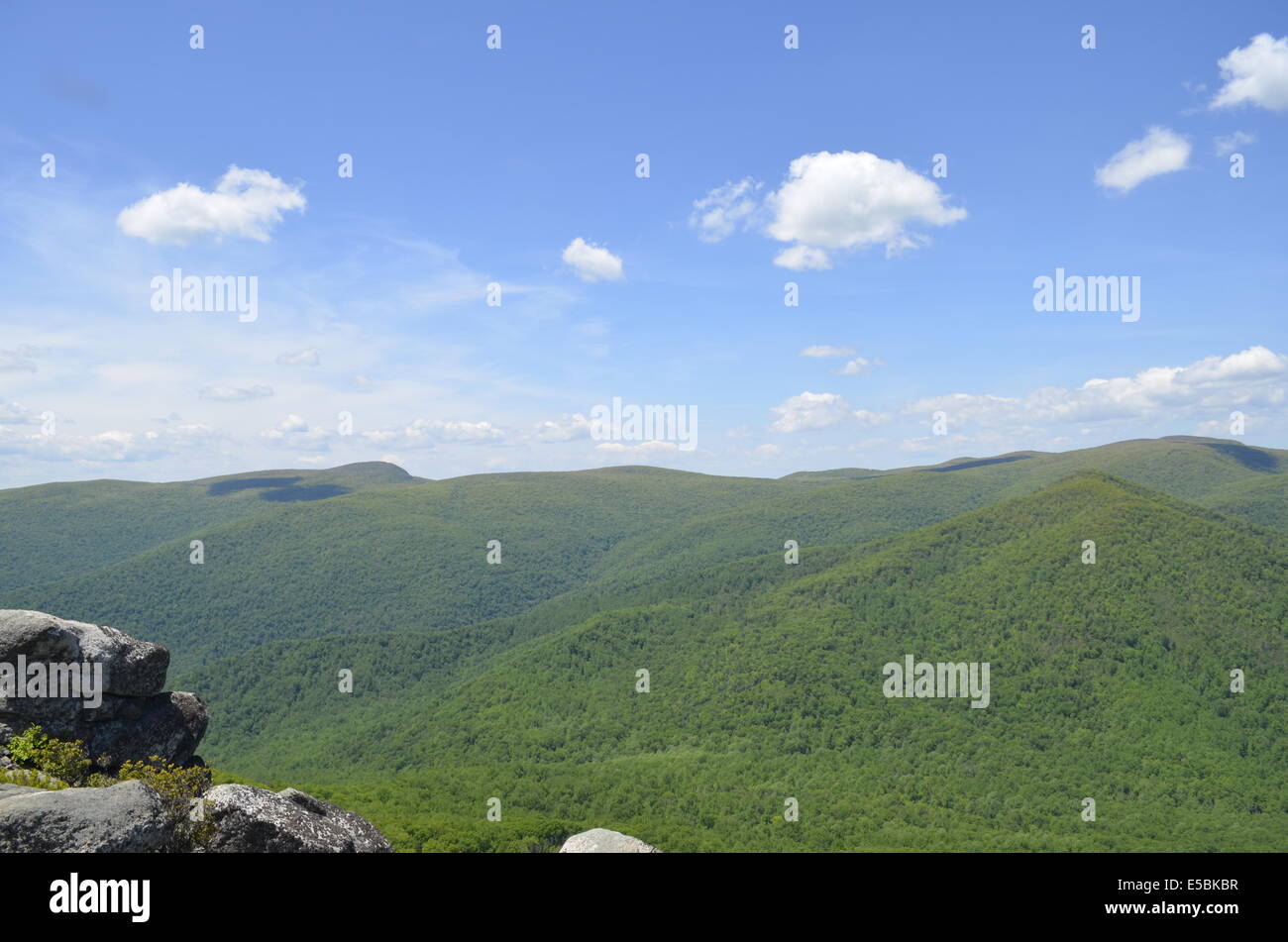 The Summit of Old Rag Mountain, Shenandoah National Park Stock Photo ...