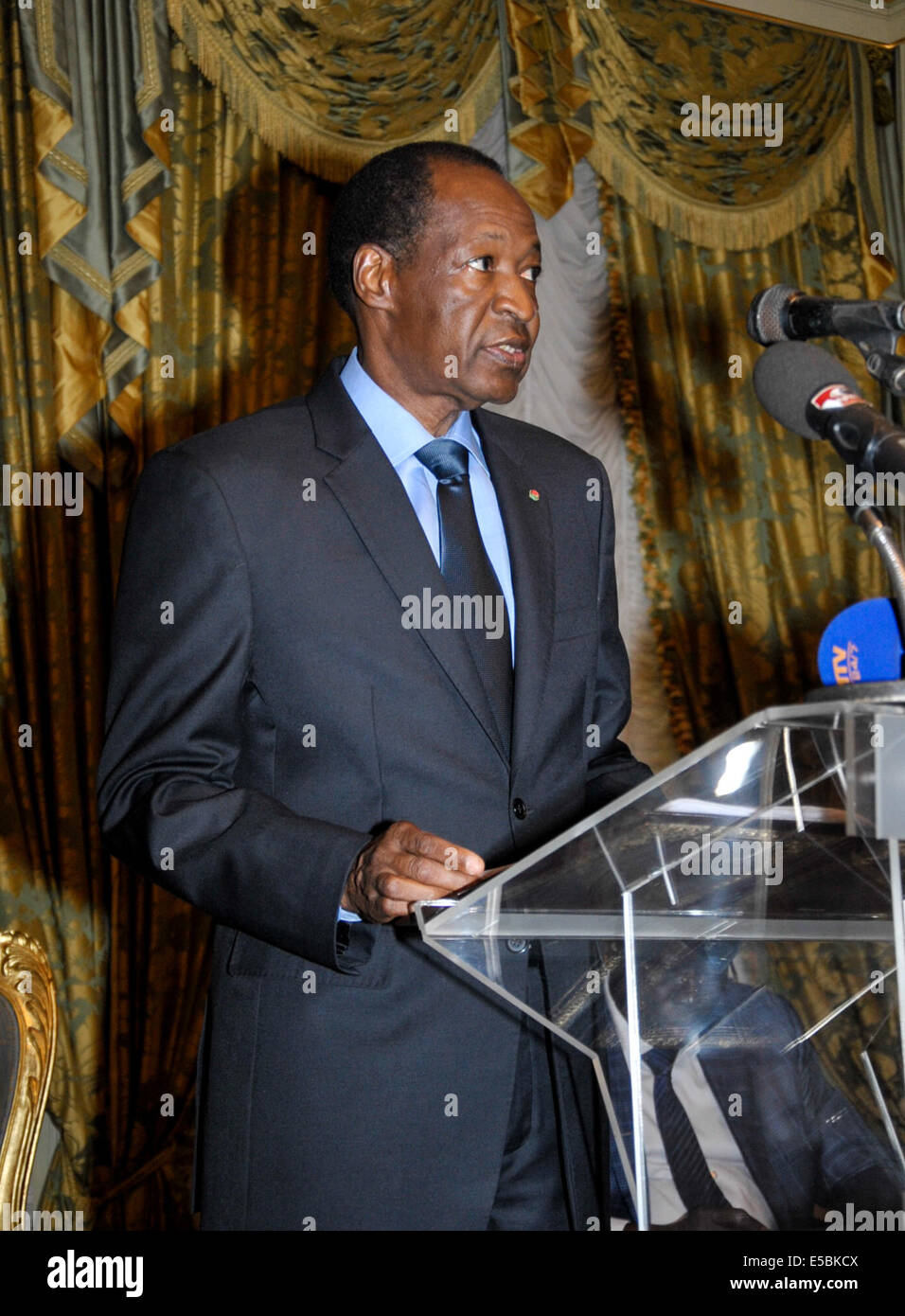 Burkina faso president blaise compaore hi-res stock photography and ...