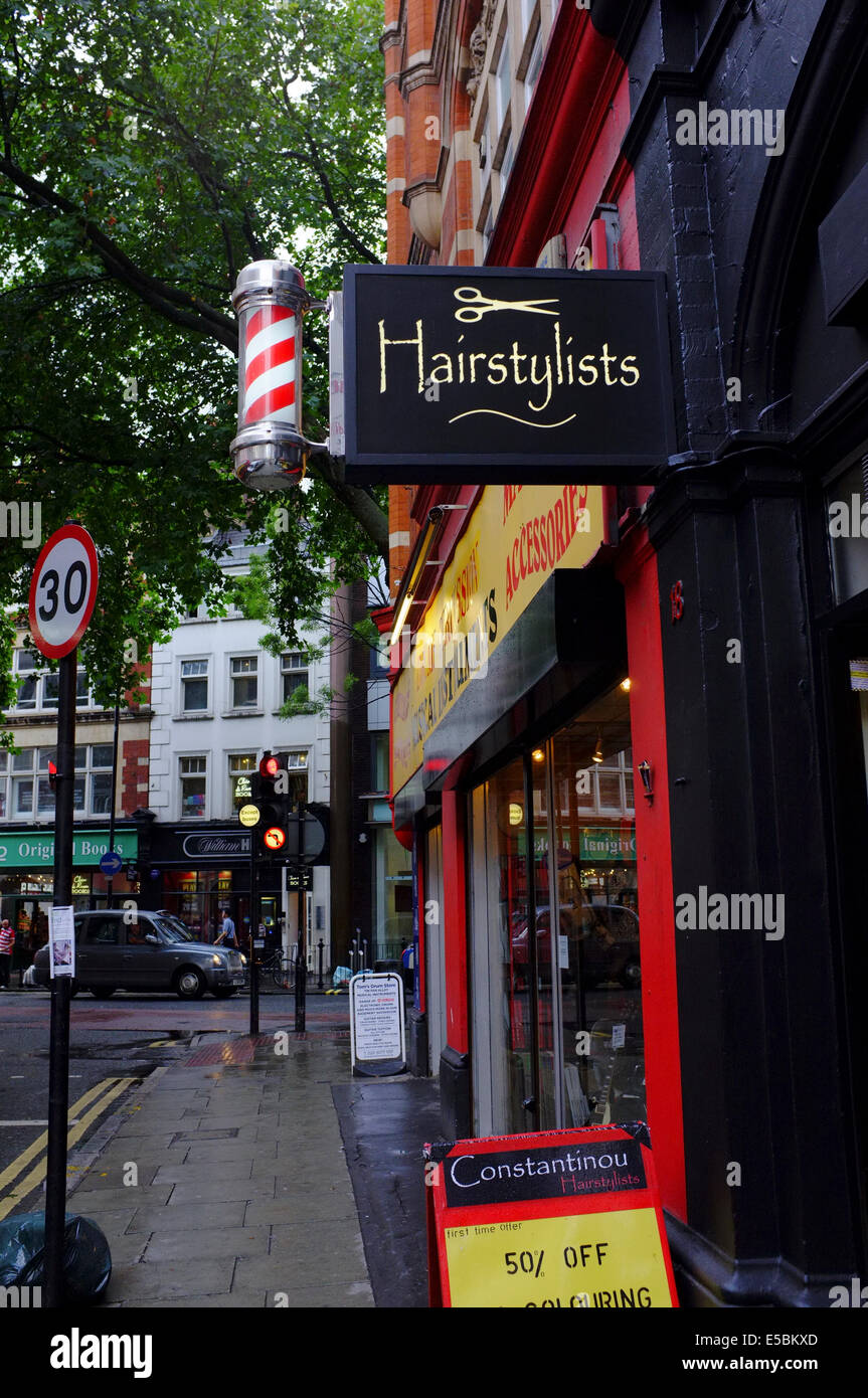 London barber shop hi-res stock photography and images - Alamy