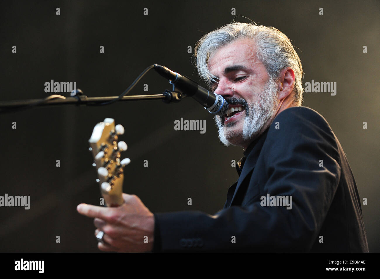 Lšrrach, Germany. 26th July, 2014. Ruben Block (vocals, guitar) from ...