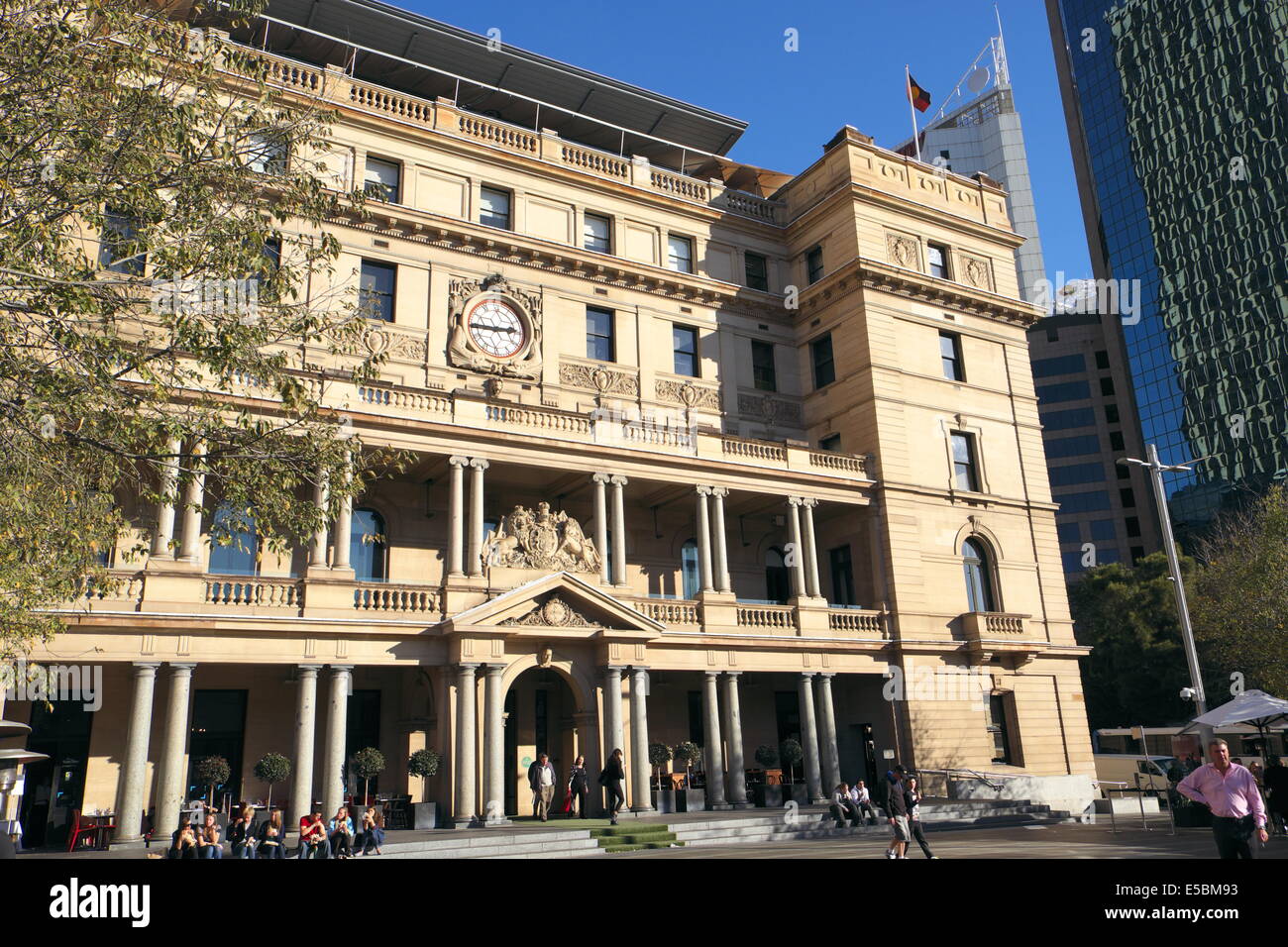 Customs House in Sydney, constructed in 1845 is an historic landmark ...