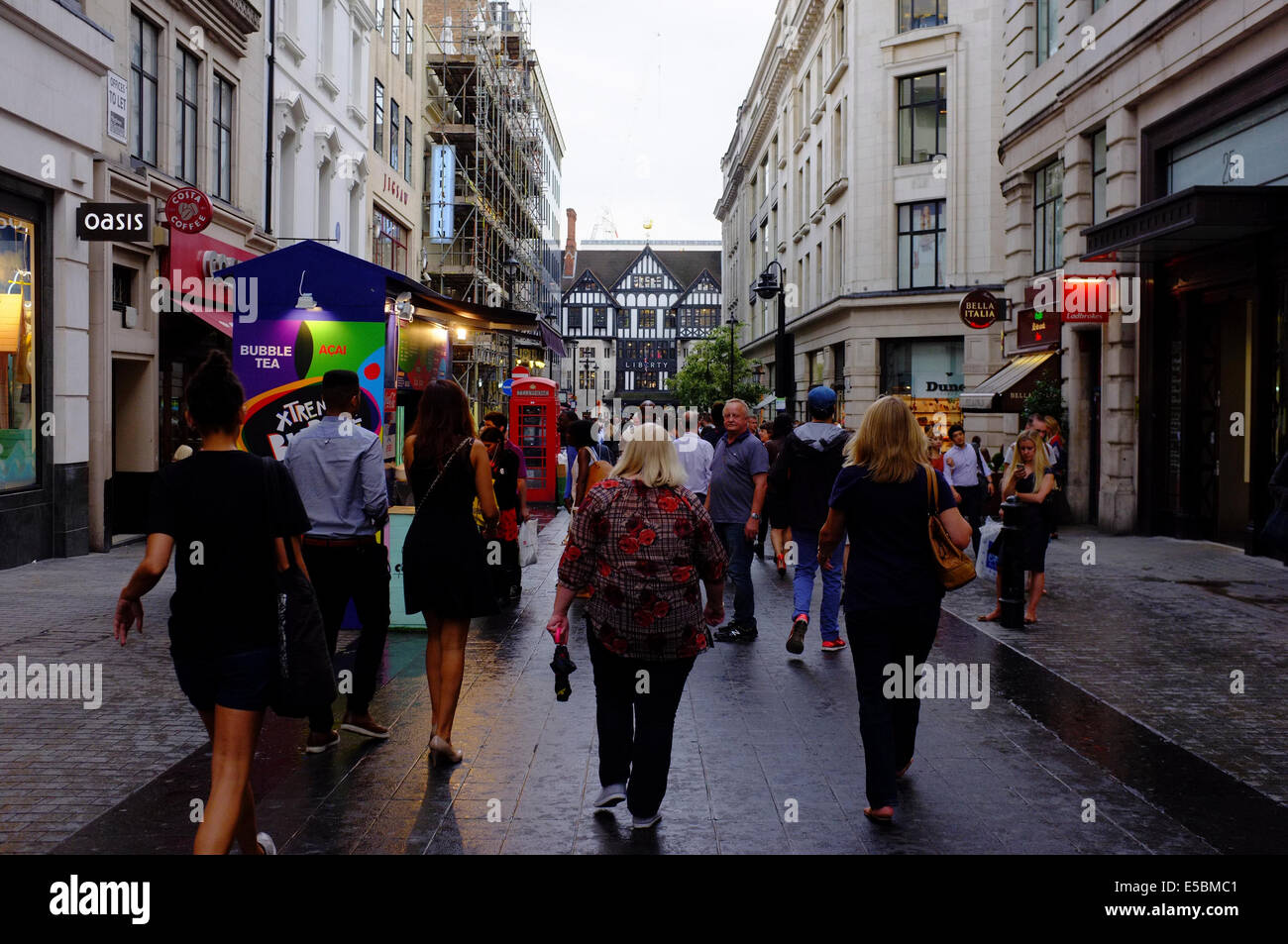 people walking on street in London Stock Photo - Alamy