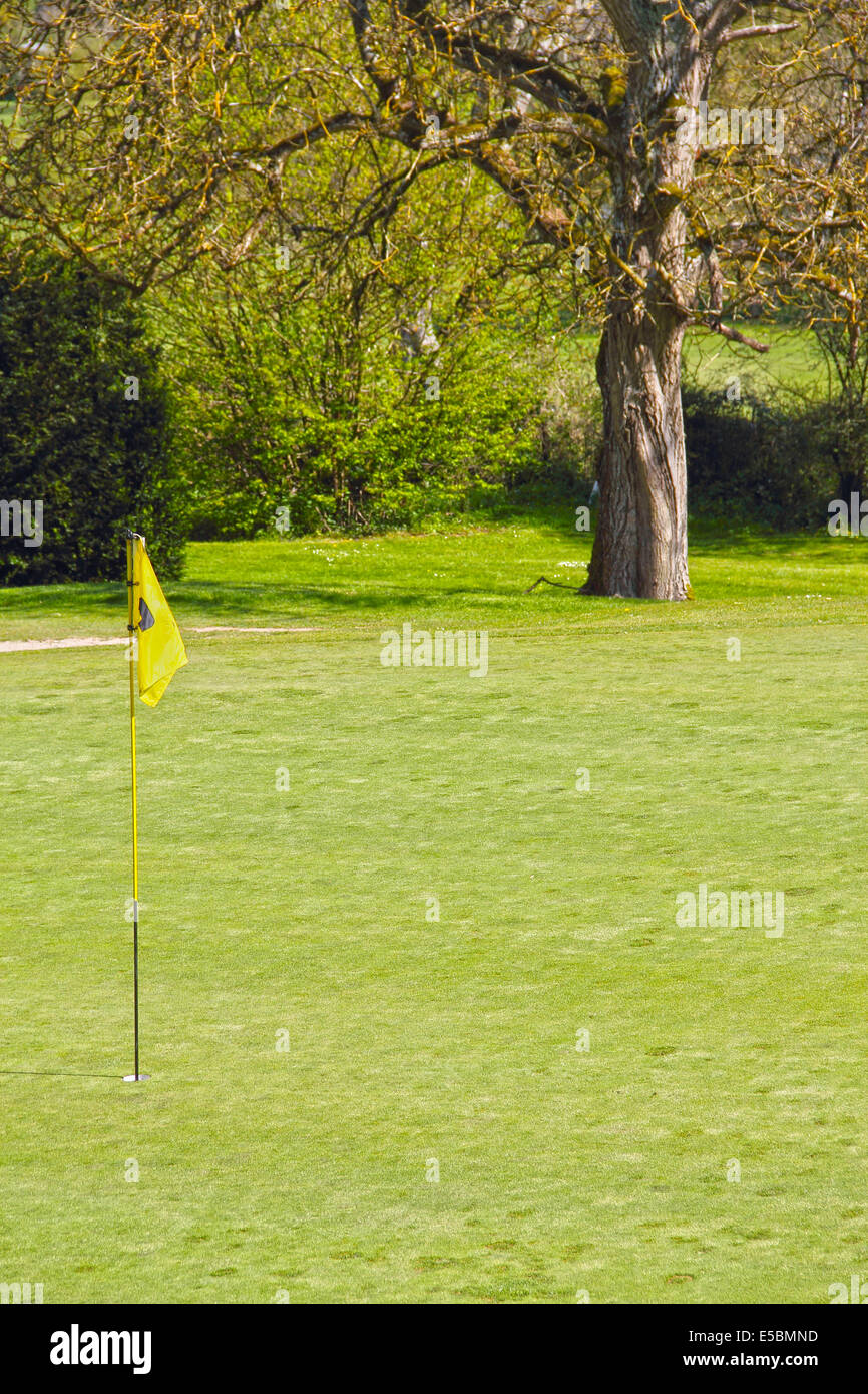 Flag on field hi-res stock photography and images - Alamy