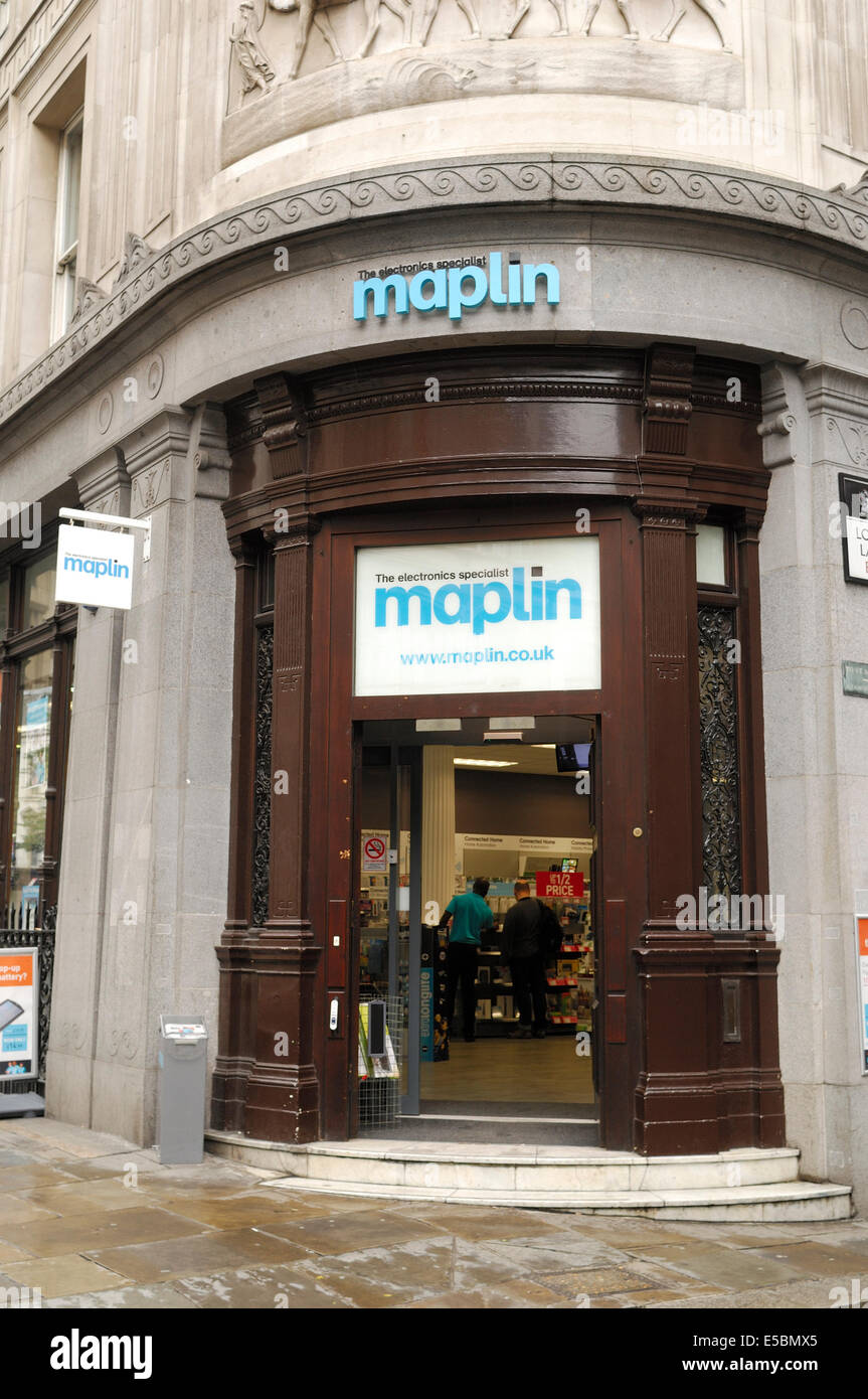 Maplin store in London Stock Photo - Alamy