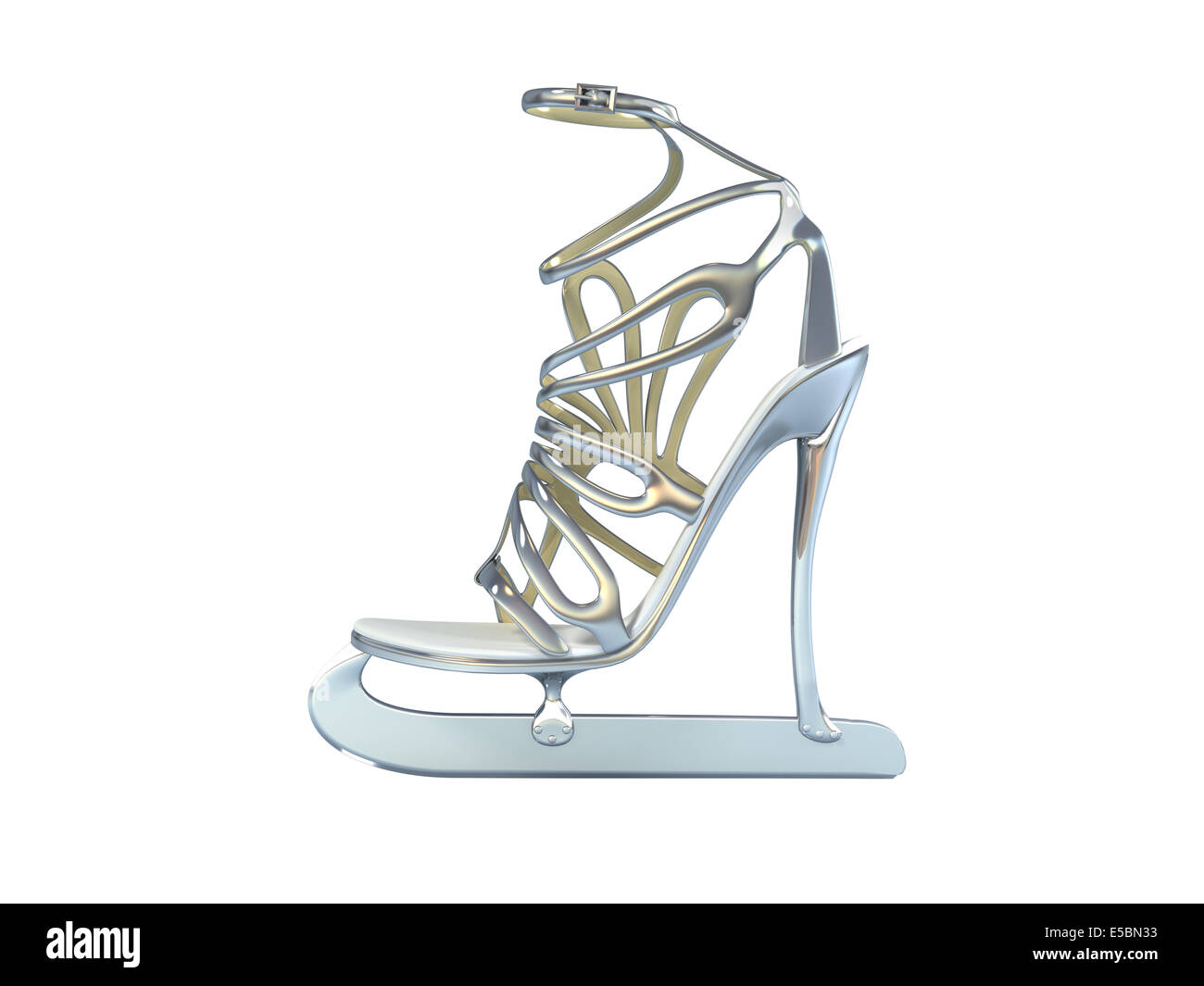 Silver skates hi-res stock photography and images - Alamy