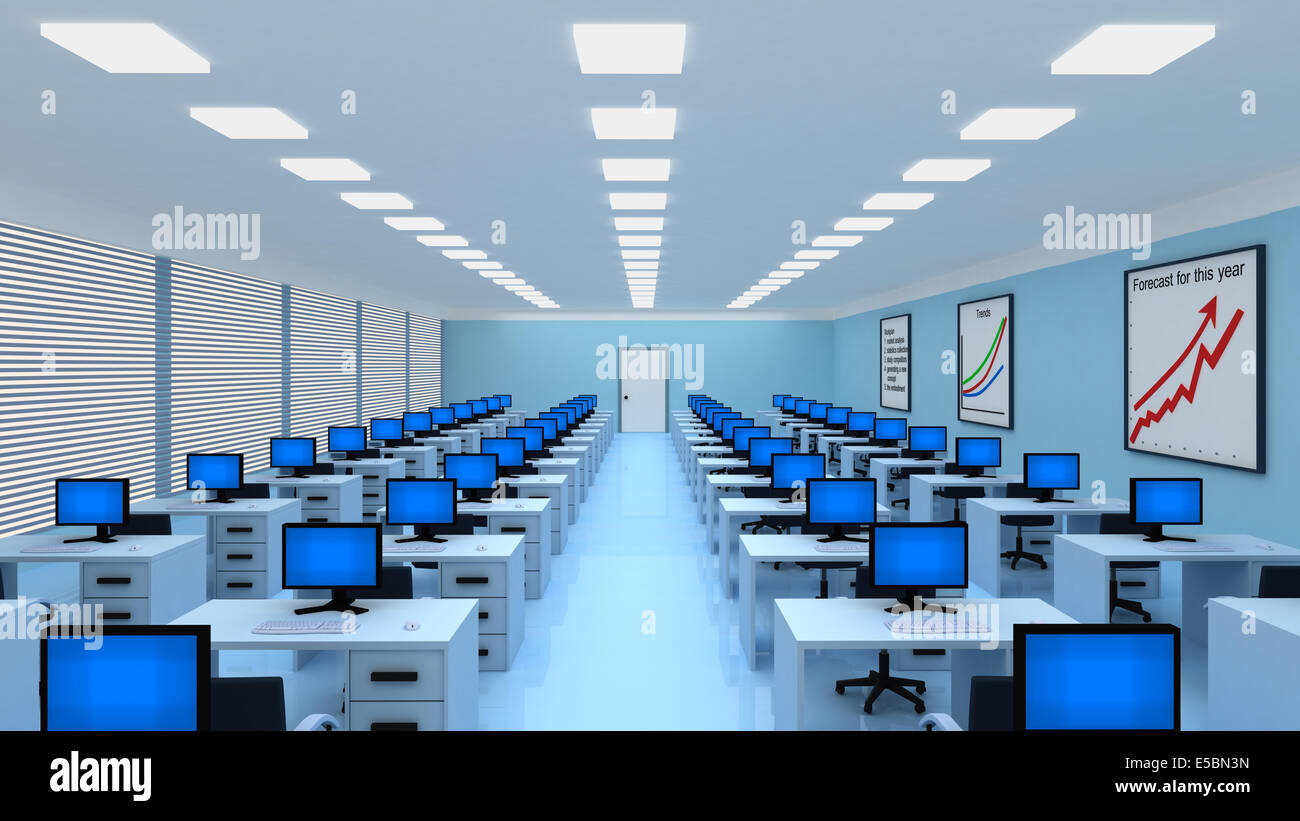 Office computers design hi-res stock photography and images - Alamy