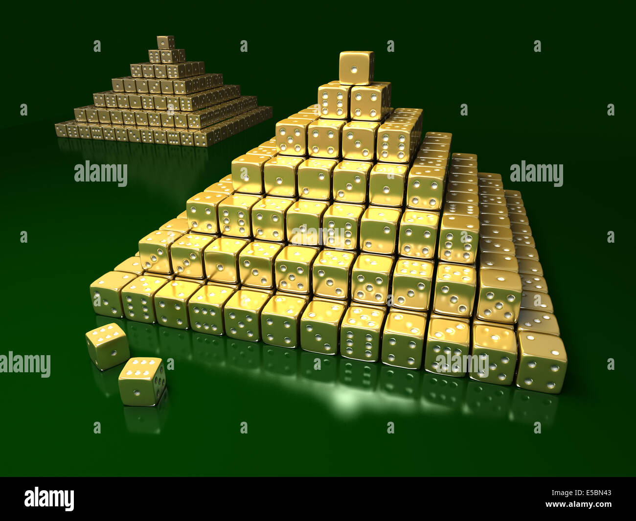 Pyramide 3d hi-res stock photography and images - Alamy
