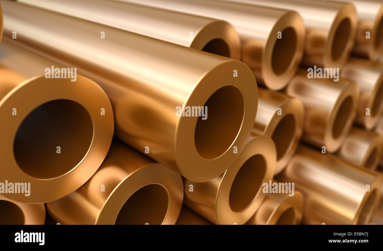 3d copper pipes cross section hi-res stock photography and images - Alamy