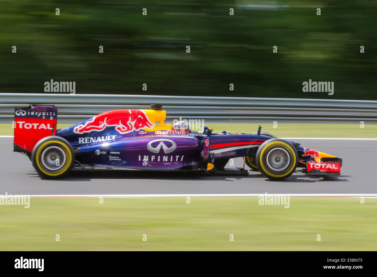 Mogyorod, Hungary. 27th July, 2014. Red Bull Formula One driver ...