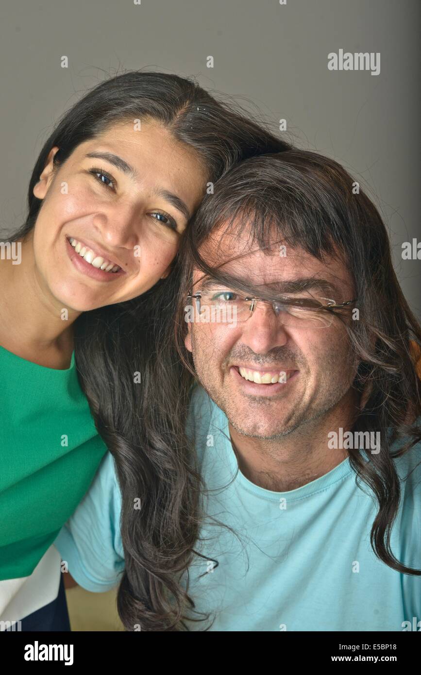 Funny couple having fun in hi-res stock photography and images - Alamy