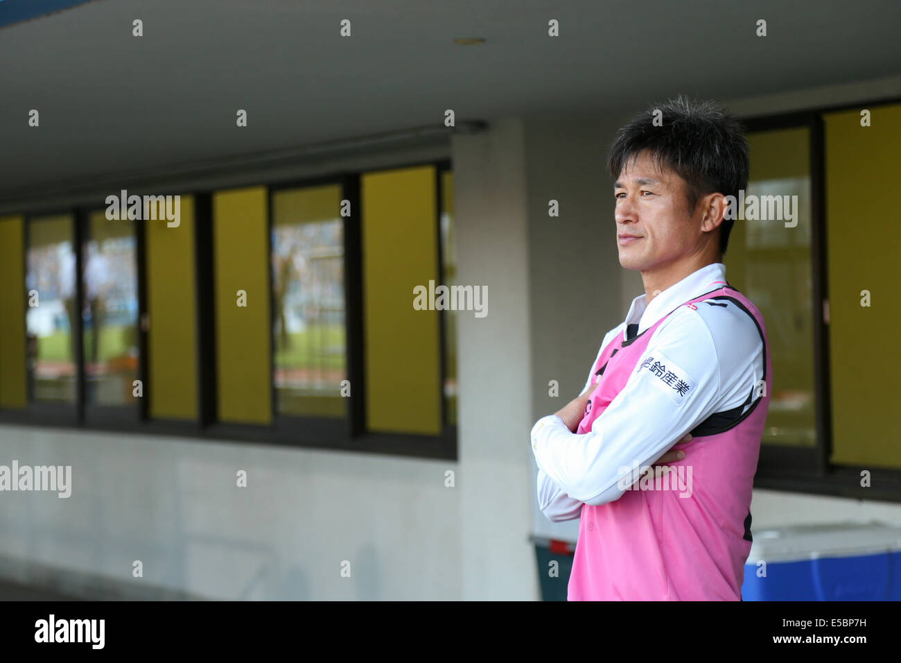 NHK Spring Mitsuzawa Football Stadium, Kanagawa, Japan. 26th July, 2014. Kazuyoshi Miura ...