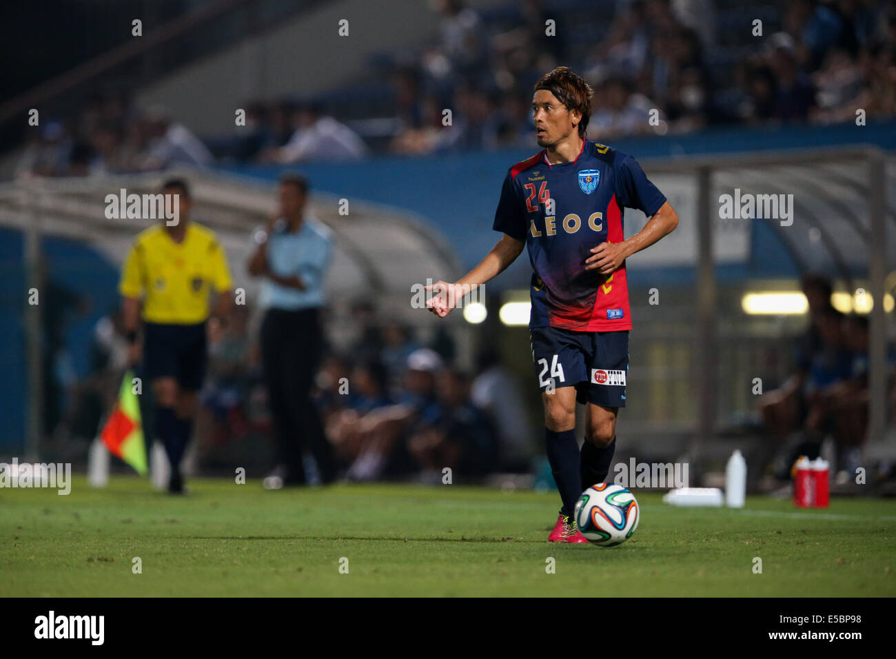 NHK Spring Mitsuzawa Football Stadium, Kanagawa, Japan. 26th July, 2014. Toshihiro Matsushita ...