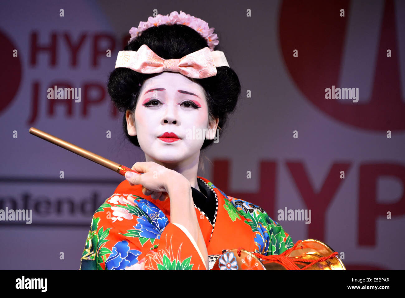 London, UK. 26th July, 2014. Den Entertaiment,The Sake performs blends ...