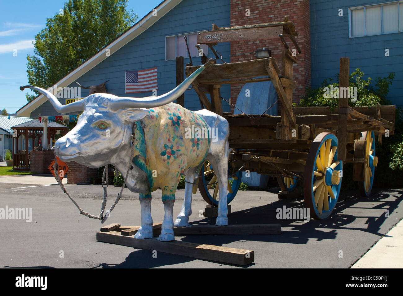 Cow pulling wagon hi-res stock photography and images - Alamy