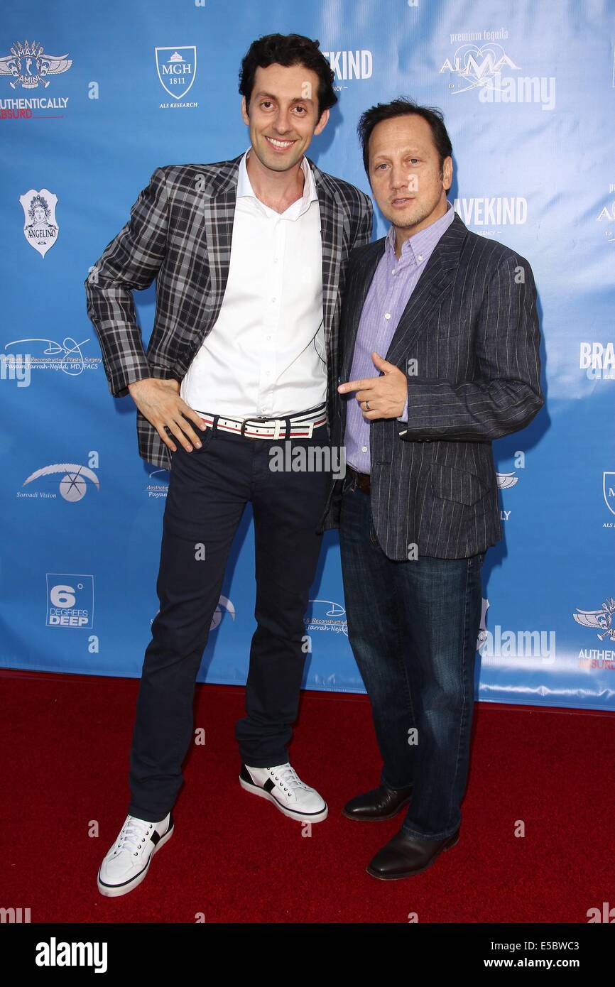 Los Angeles, California, USA. 26th July, 2014. Max Amini; Rob Schneider ...