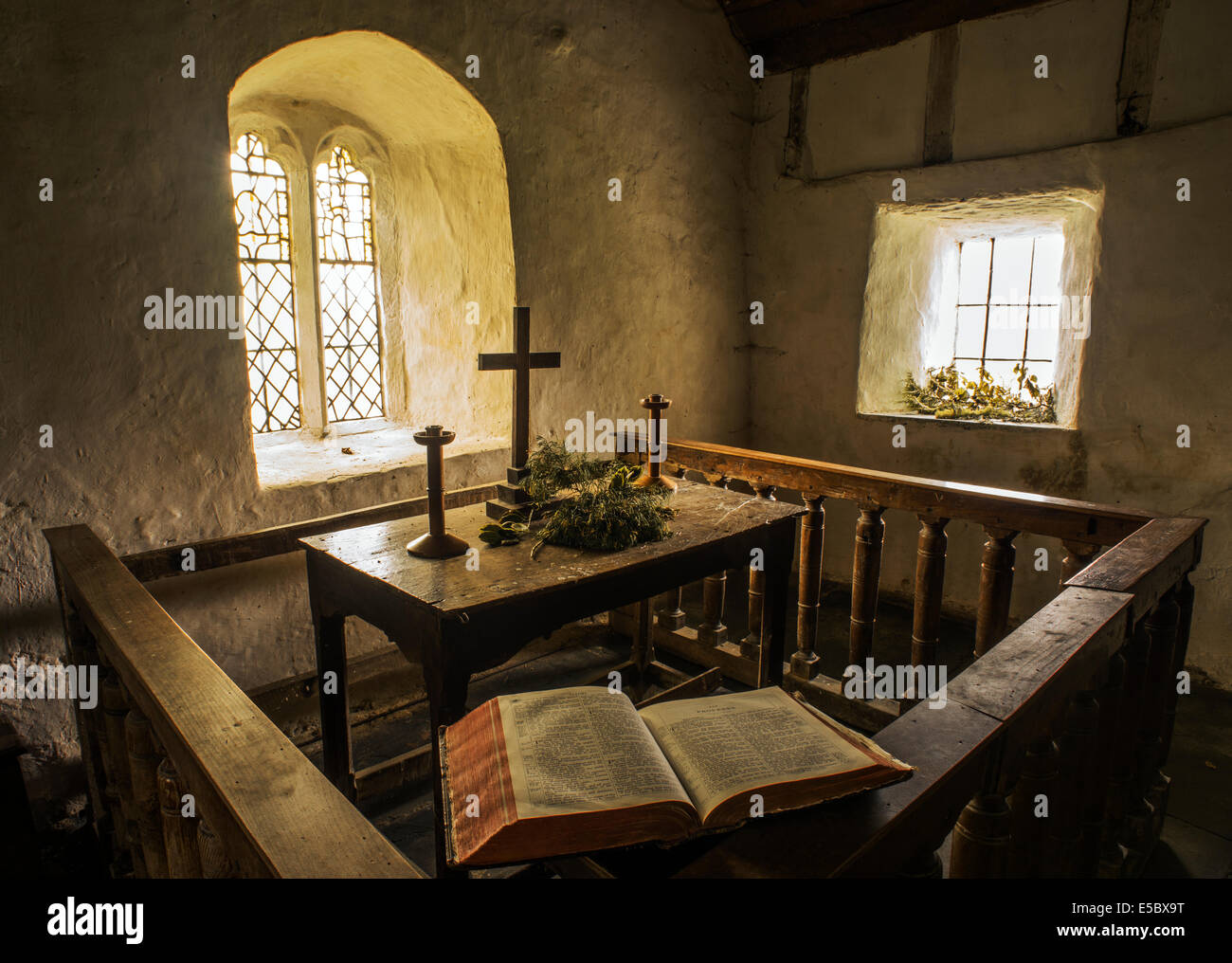 Chapel, llanrhychwyn, trefriw, wales hi-res stock photography and ...