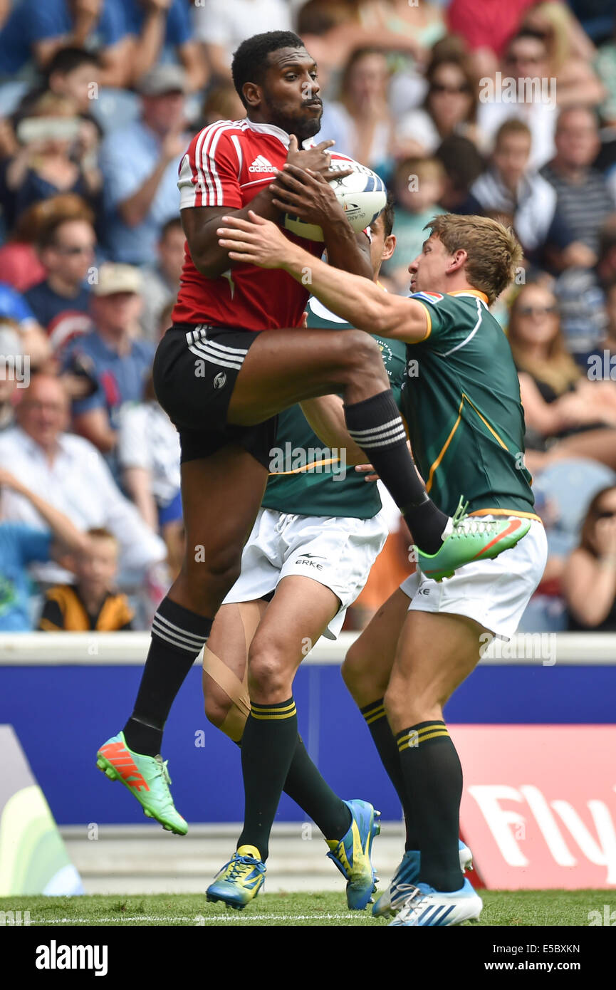 Glasgow, UK. 26th July, 2014. James Phillip Trinidad and Tobago is ...