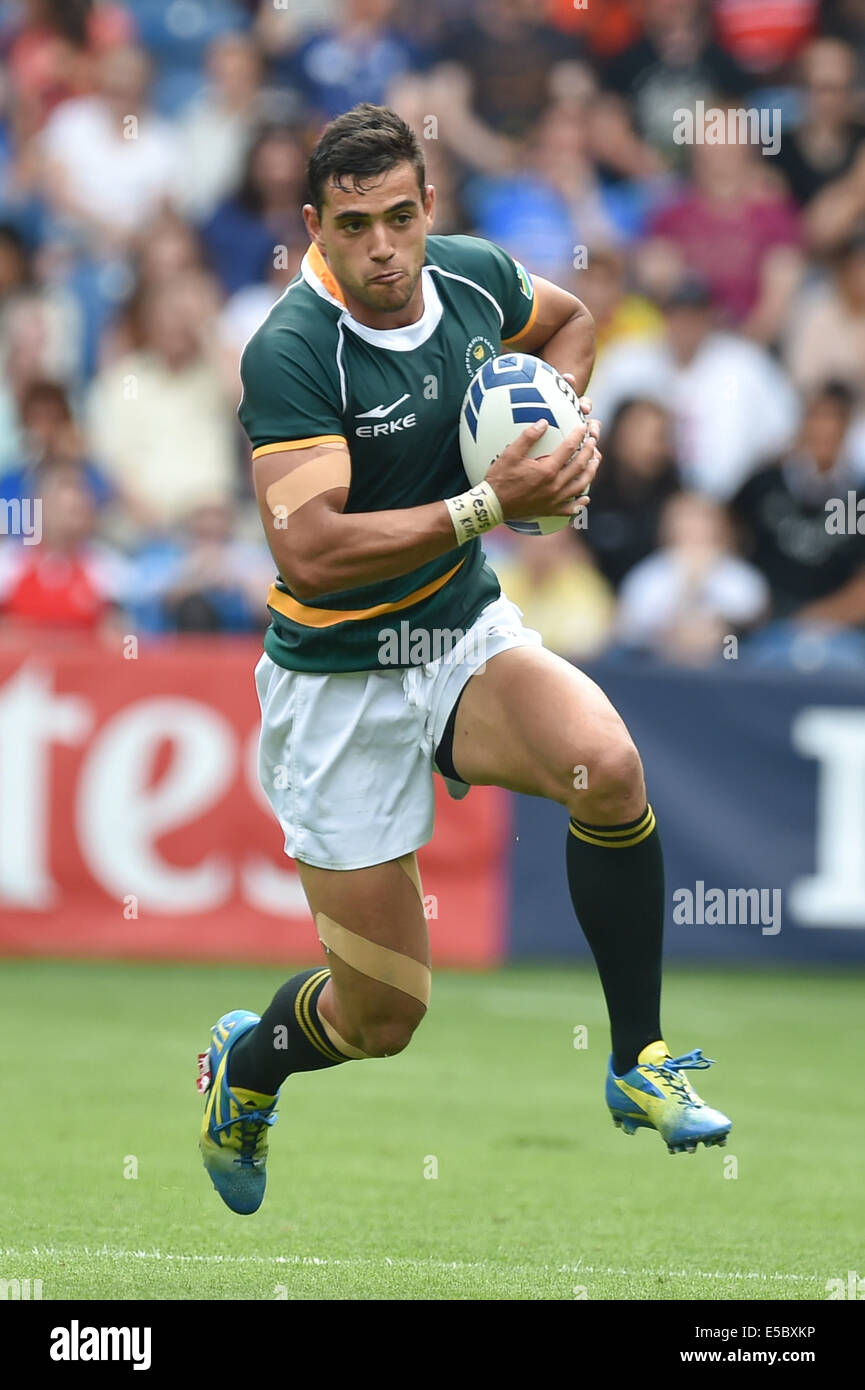 Glasgow, UK. 26th July, 2014. Chris Dry of South Africa during the ...