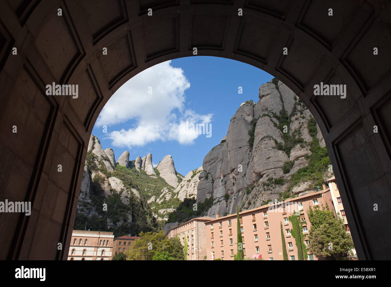 View from montserrat monastery hi-res stock photography and images - Alamy