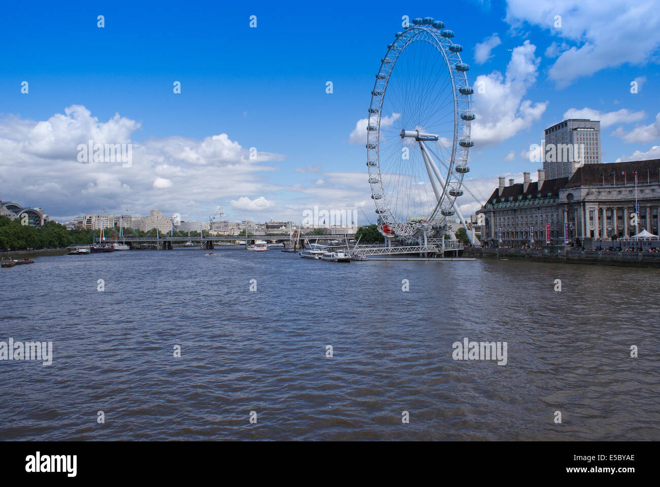 London Eye river view Stock Photo - Alamy