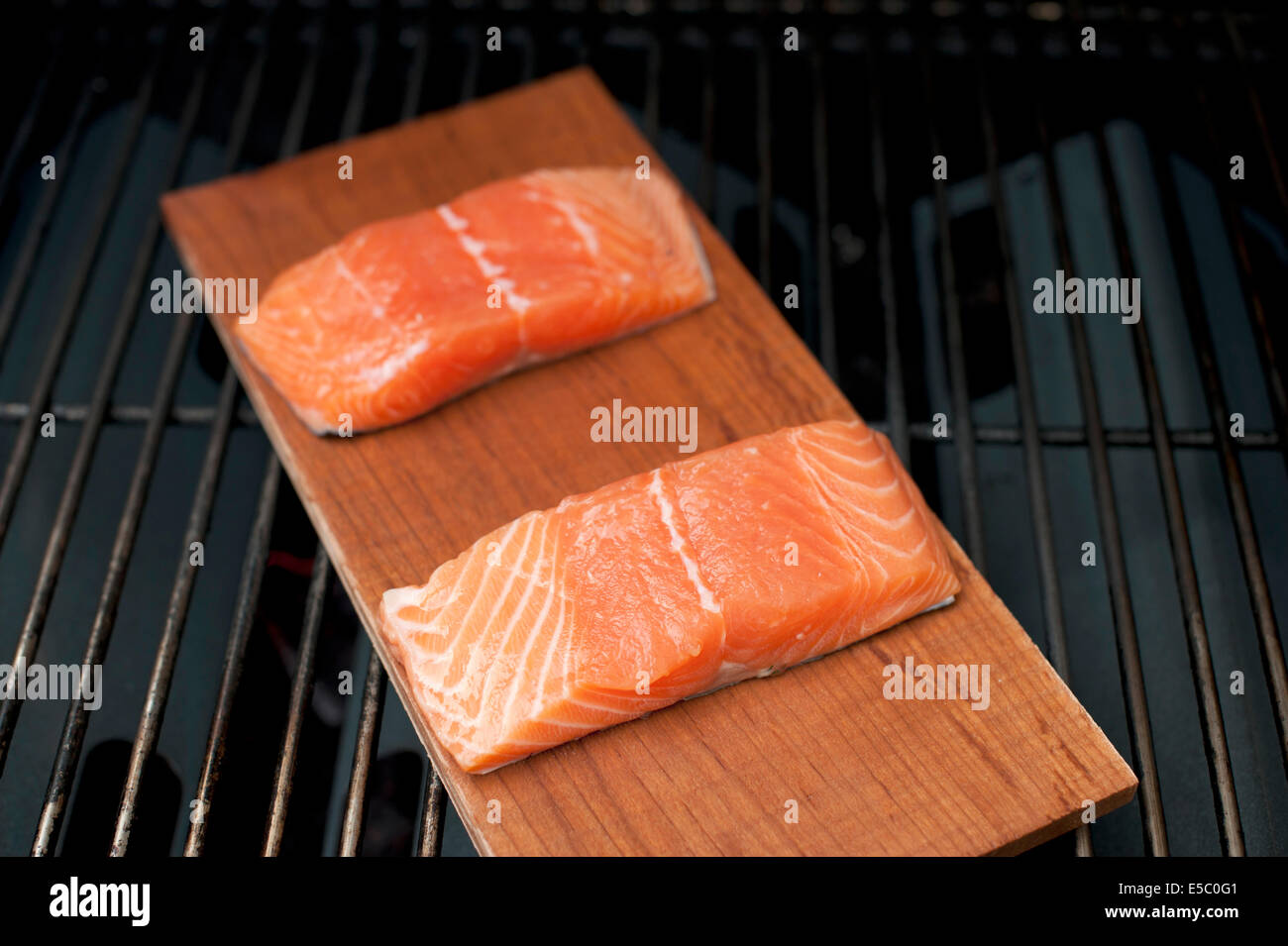 Alaskan salmon fillets hi-res stock photography and images - Alamy