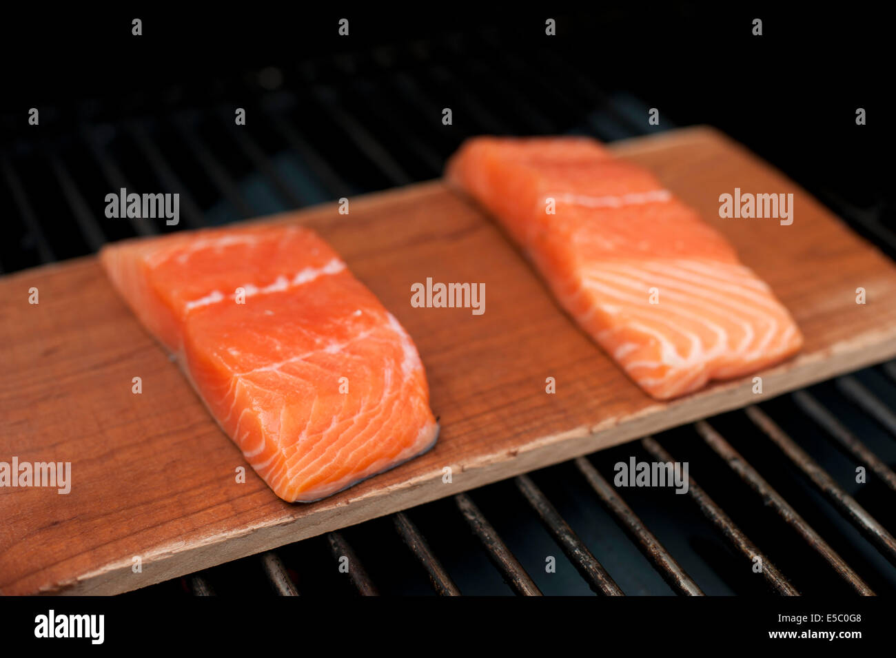 Alaskan salmon fillets hi-res stock photography and images - Alamy