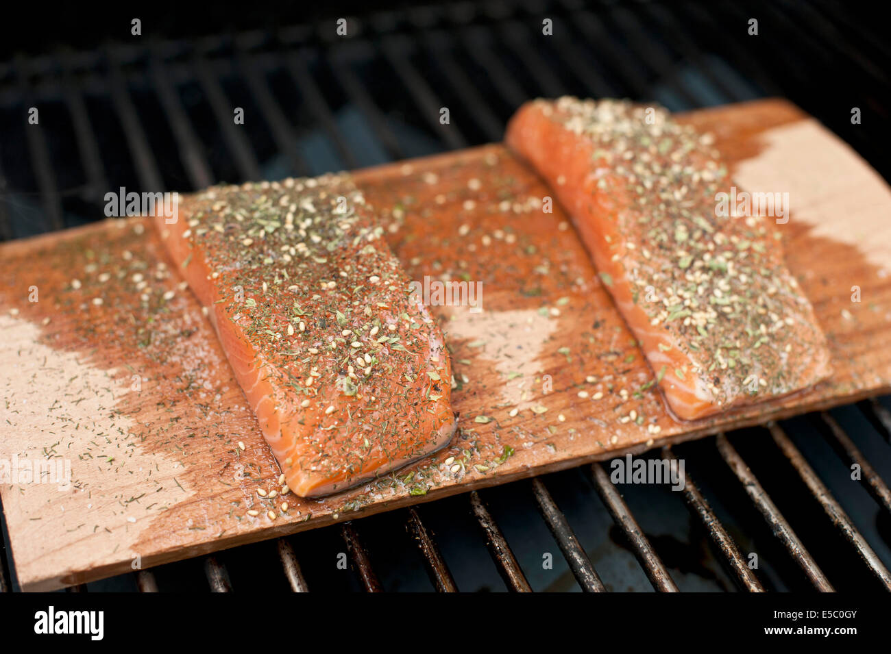 Alaskan salmon fillets hi-res stock photography and images - Alamy