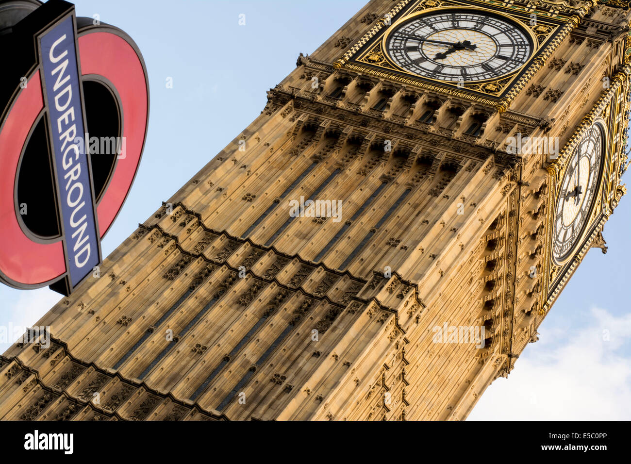Big Ben Underground Stock Photo - Alamy
