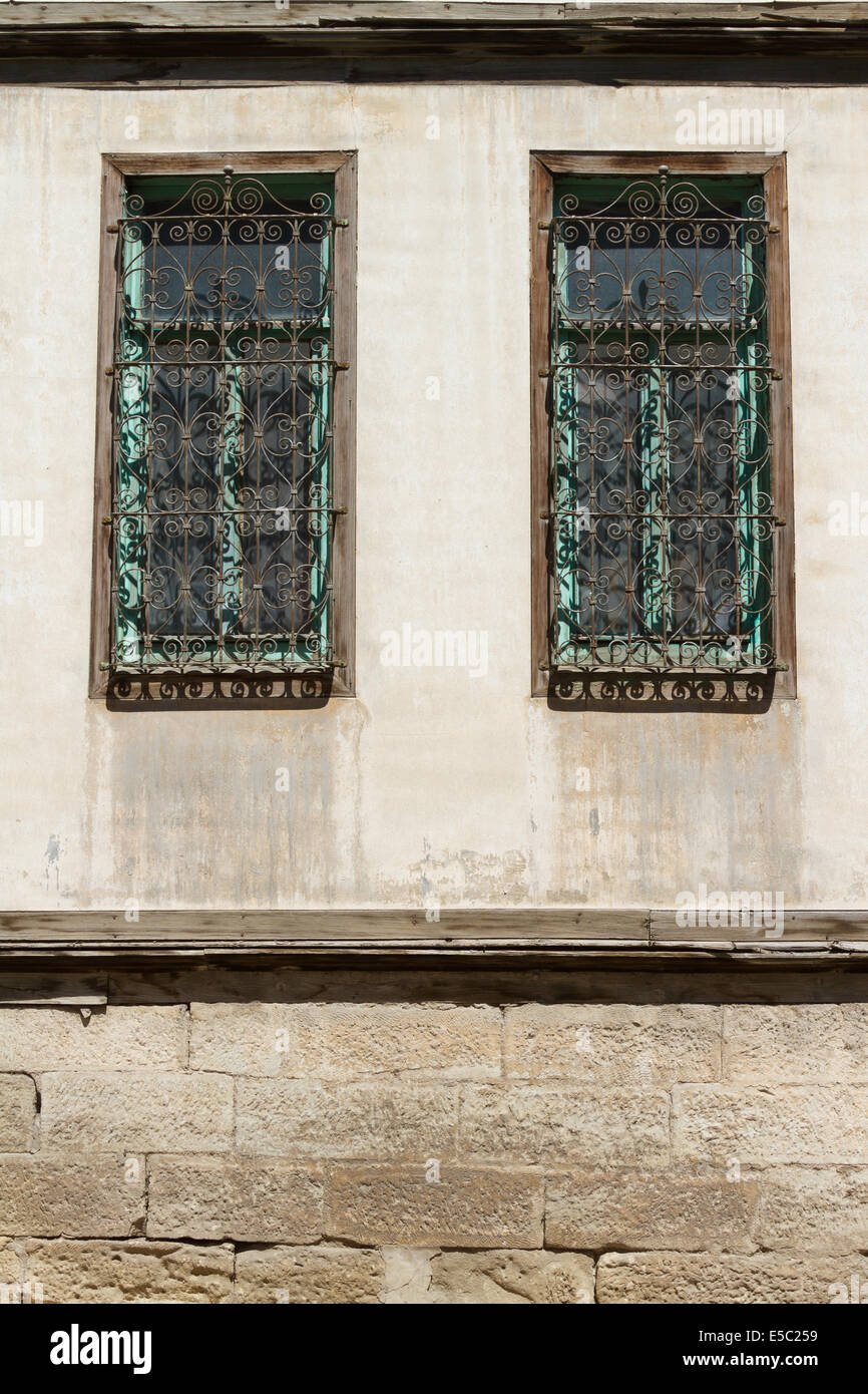 Windows of Turkish Traditional House Stock Photo - Alamy