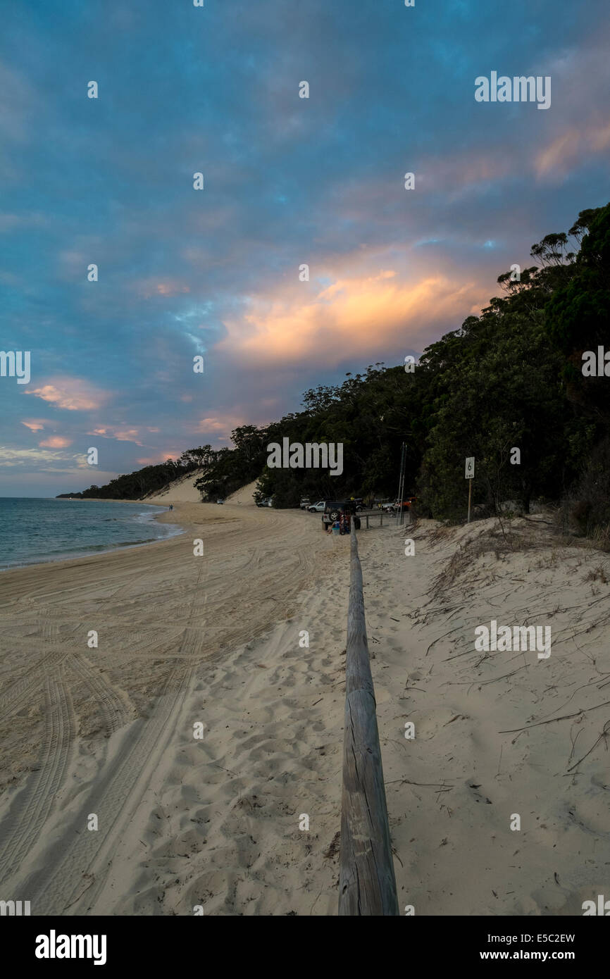 Sunset at Tangalooma Wrecks, Moreton Island Stock Photo - Alamy