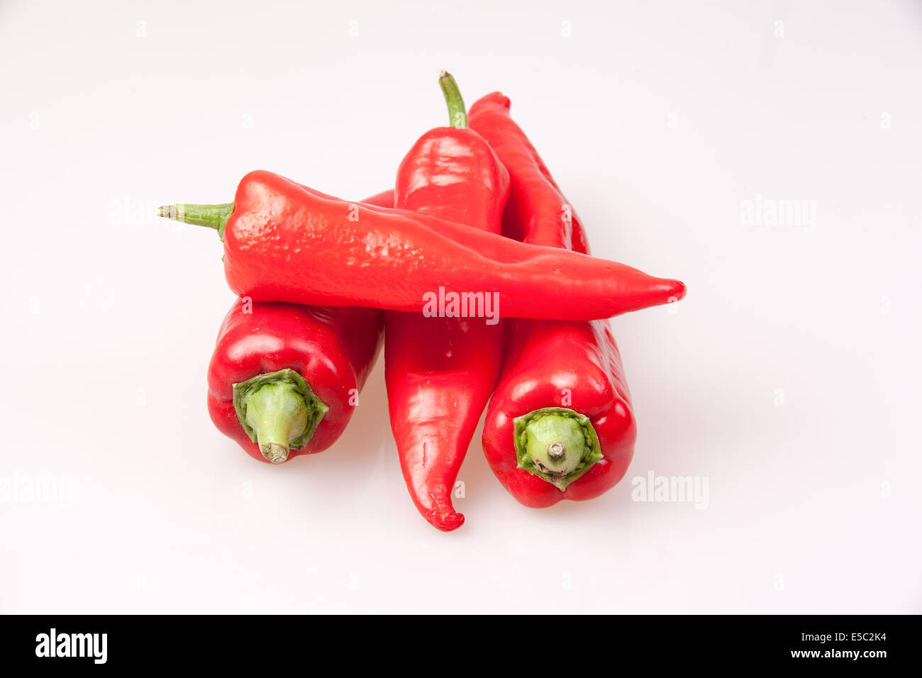 Close-up of red pointed pepper, Landscape Stock Photo - Alamy