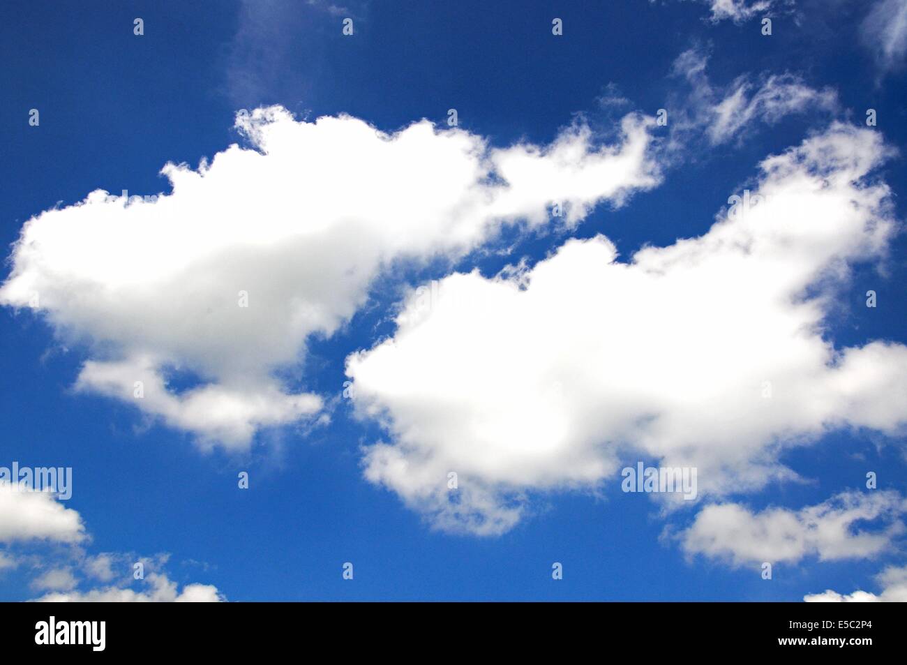 Sky blue small white cumulus cloud hi-res stock photography and images ...