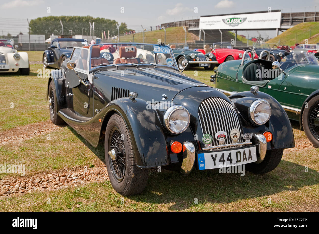 Morgan 4/4 1595cc convertible built in 2013 car on show at Silverstone ...