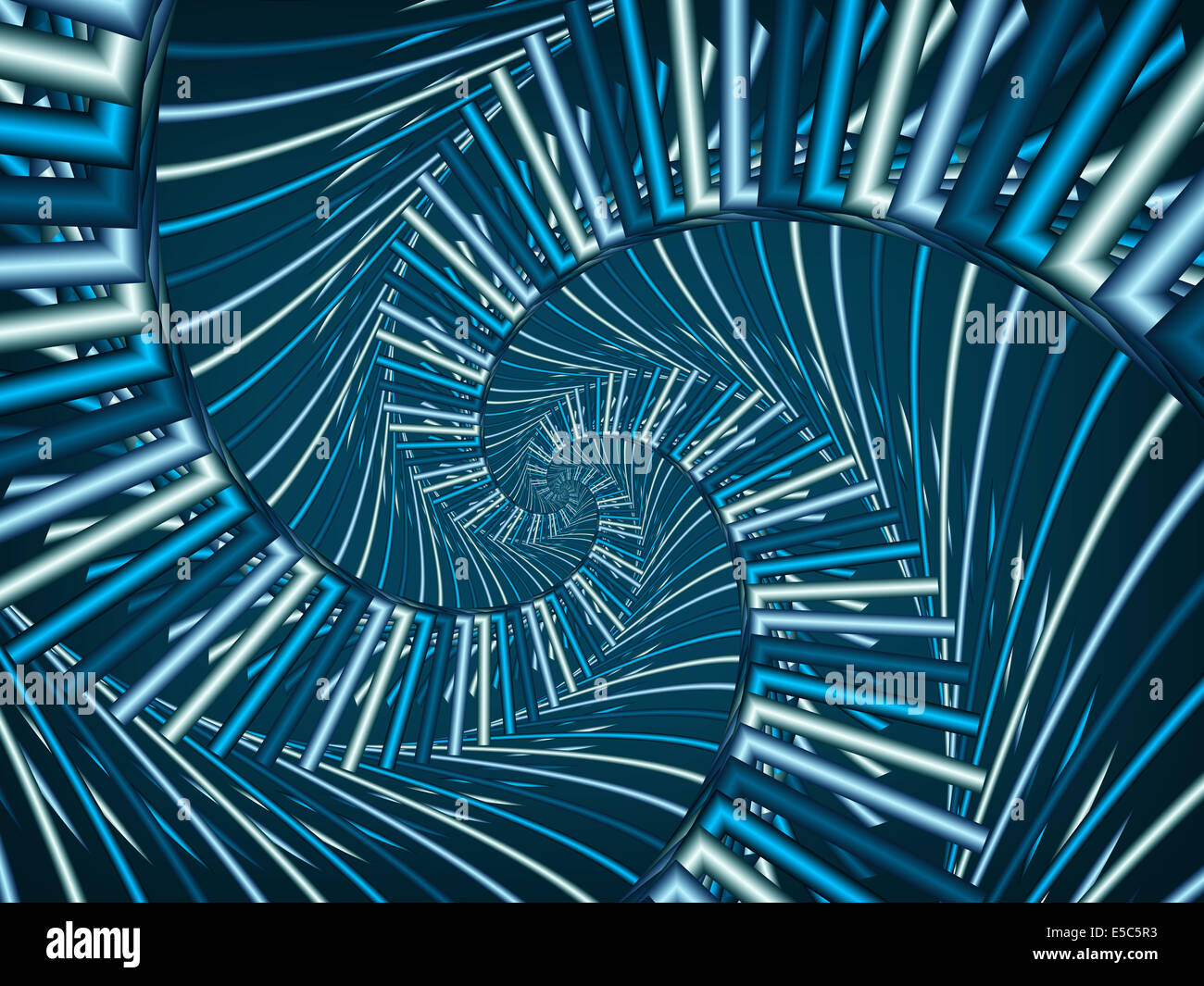 Turquoise Green Spiral Digital Art Background Stock Photo - Alamy