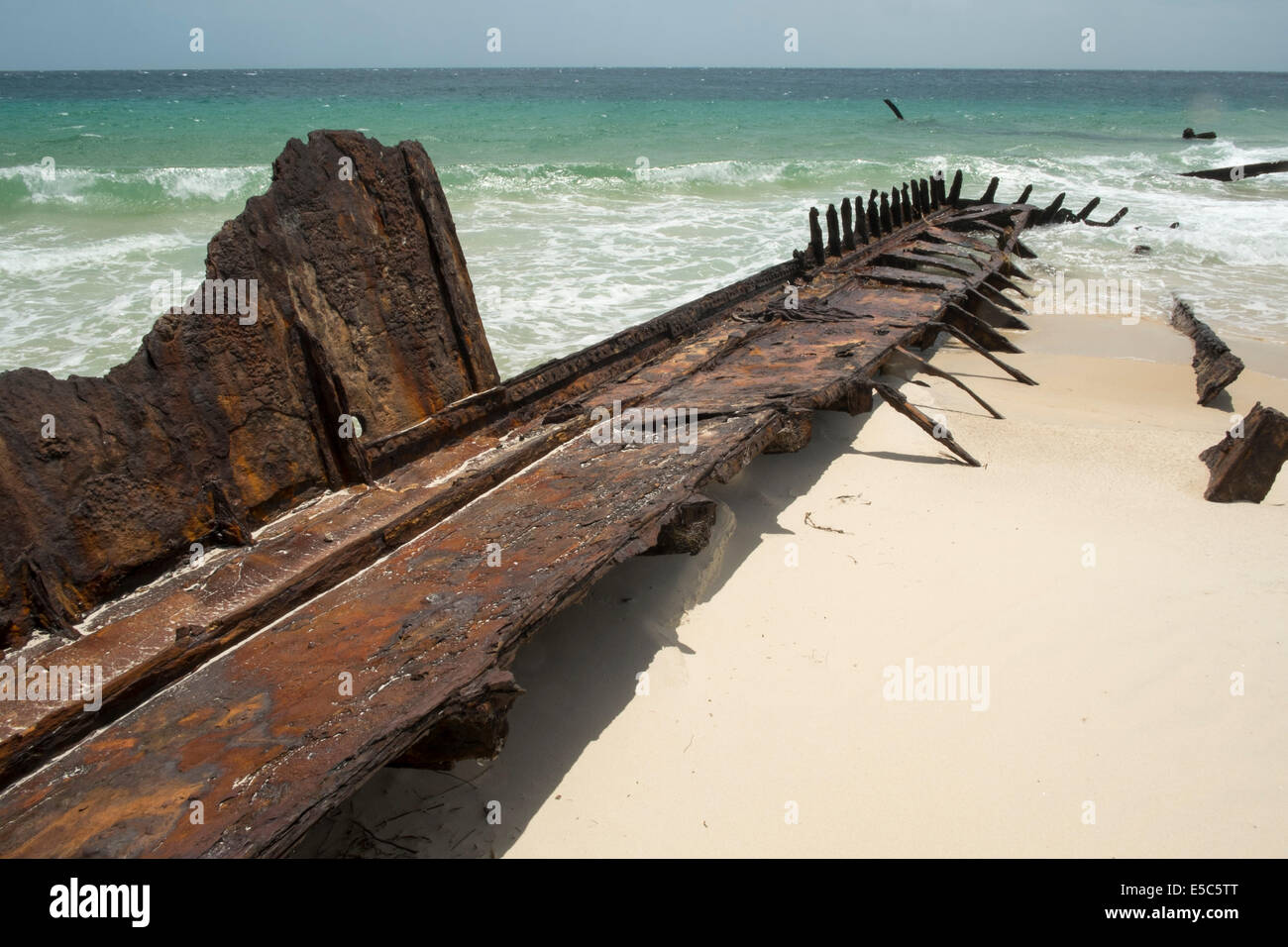 Bulwer Wrecks, Moreton Island Stock Photo - Alamy