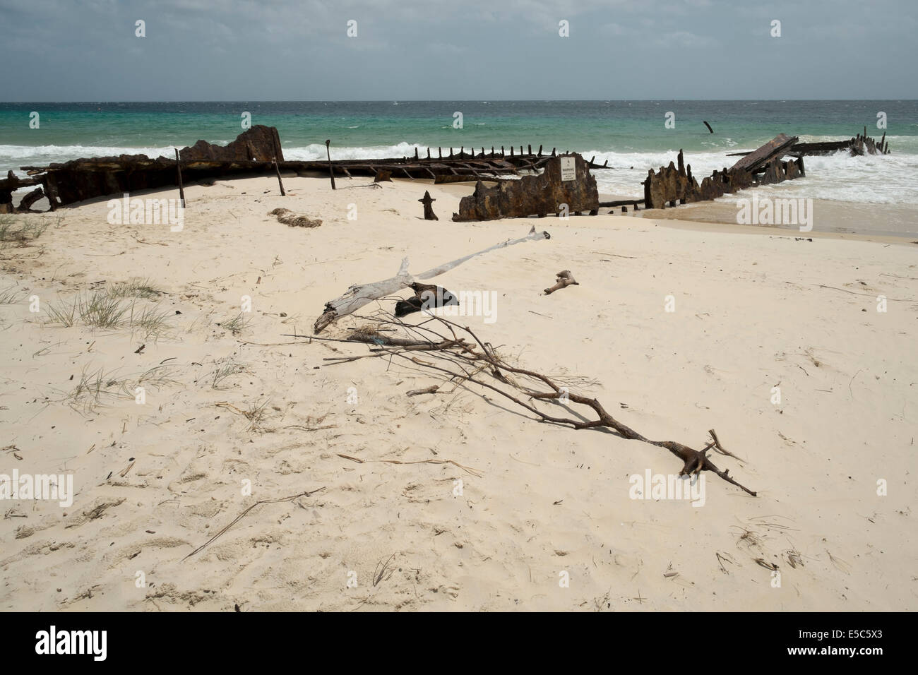 Bulwer Wrecks, Moreton Island Stock Photo - Alamy