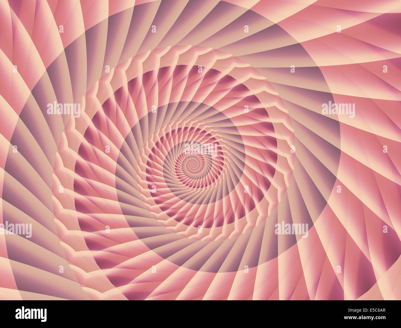 Pink Spiral Digital Art Background Stock Photo - Alamy