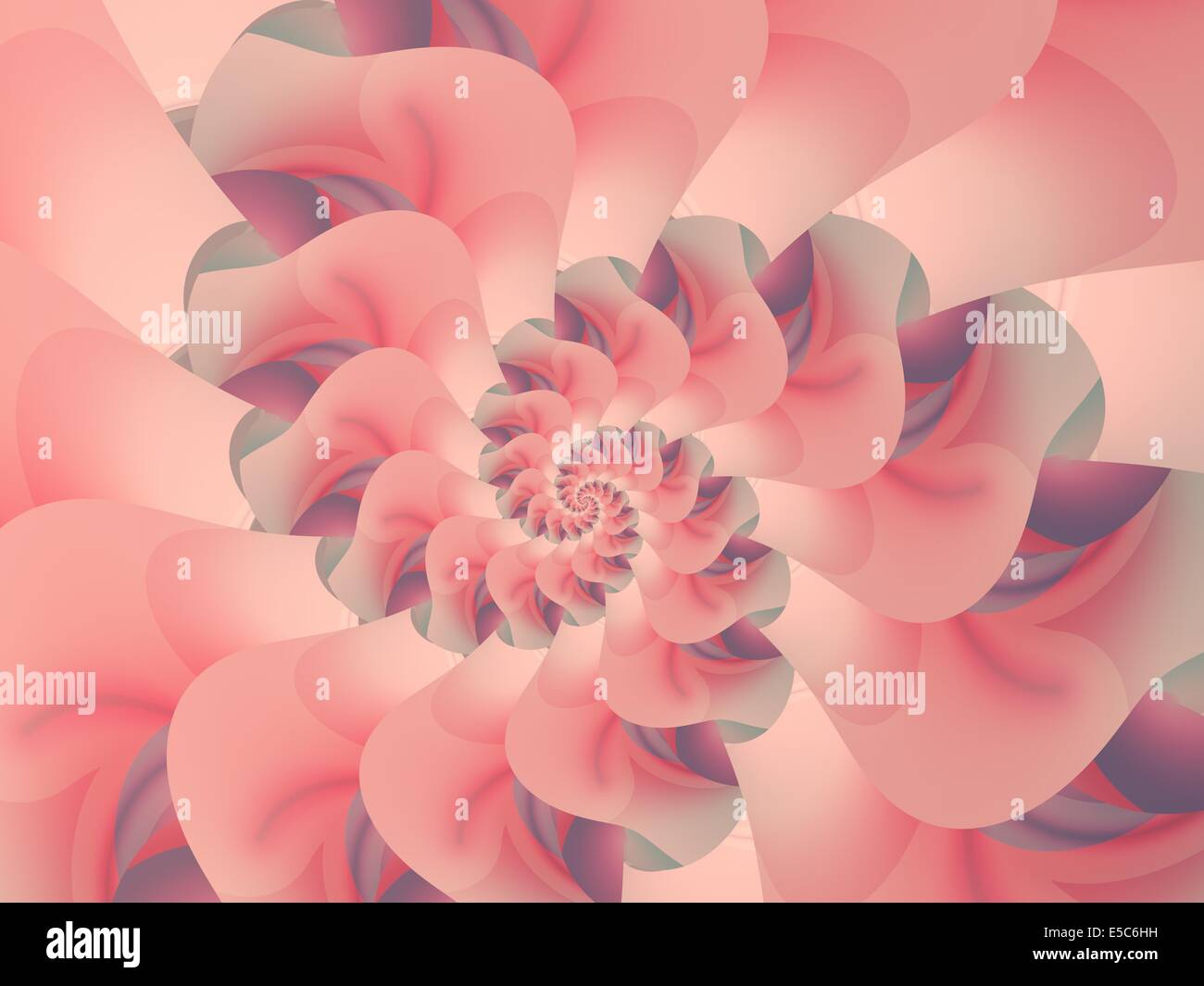 Pink Spiral Digital Art Background Stock Photo - Alamy
