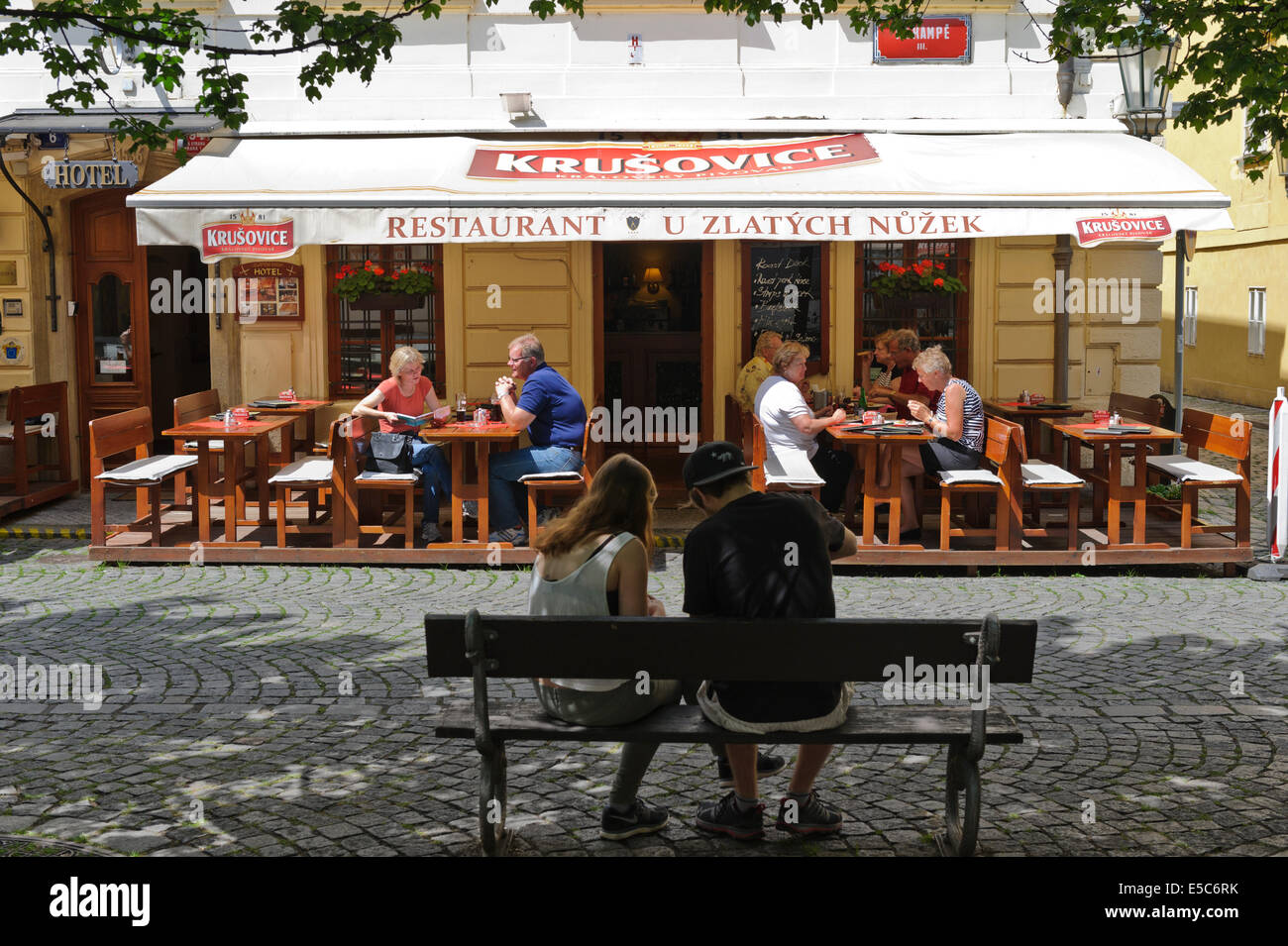 A traditional restaurant in Prague, Czech Republic Stock Photo - Alamy