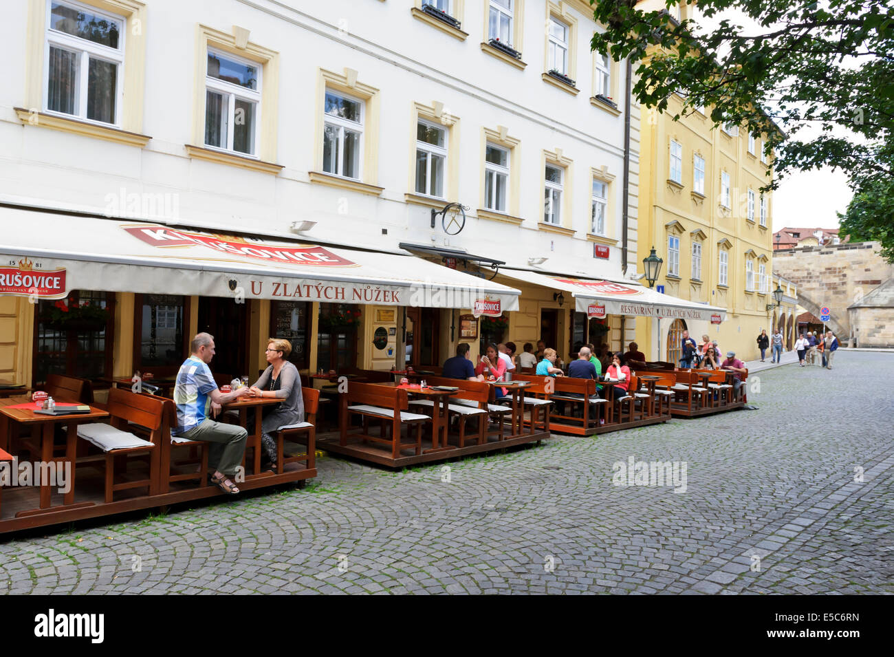 A traditional restaurant in Prague, Czech Republic Stock Photo - Alamy