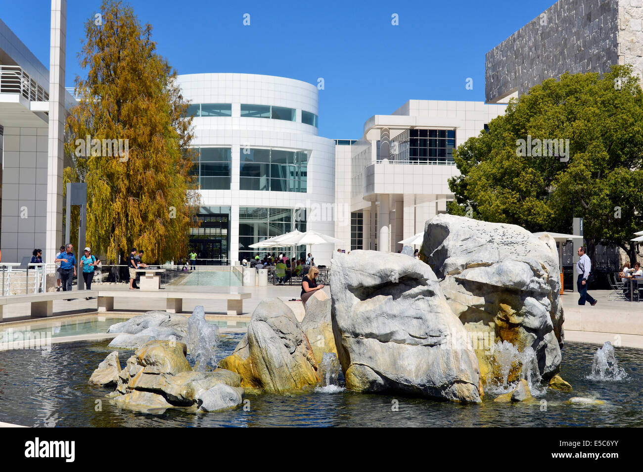 The Getty Institute and Museum in Los Angeles Stock Photo - Alamy