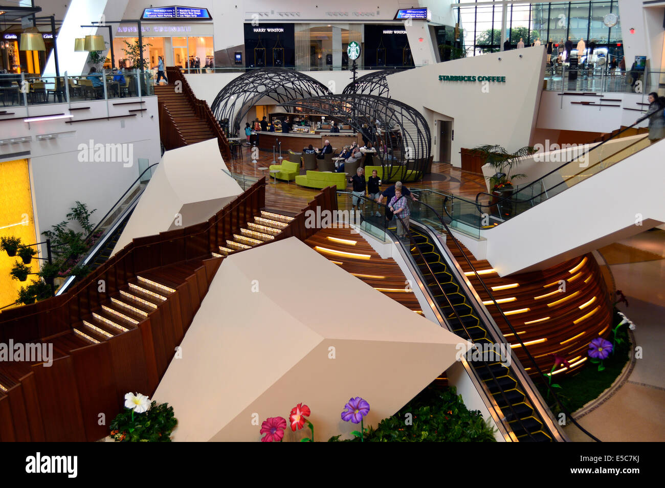 Inside Crystals shopping mall on the Las Vegas Strip Stock Photo - Alamy