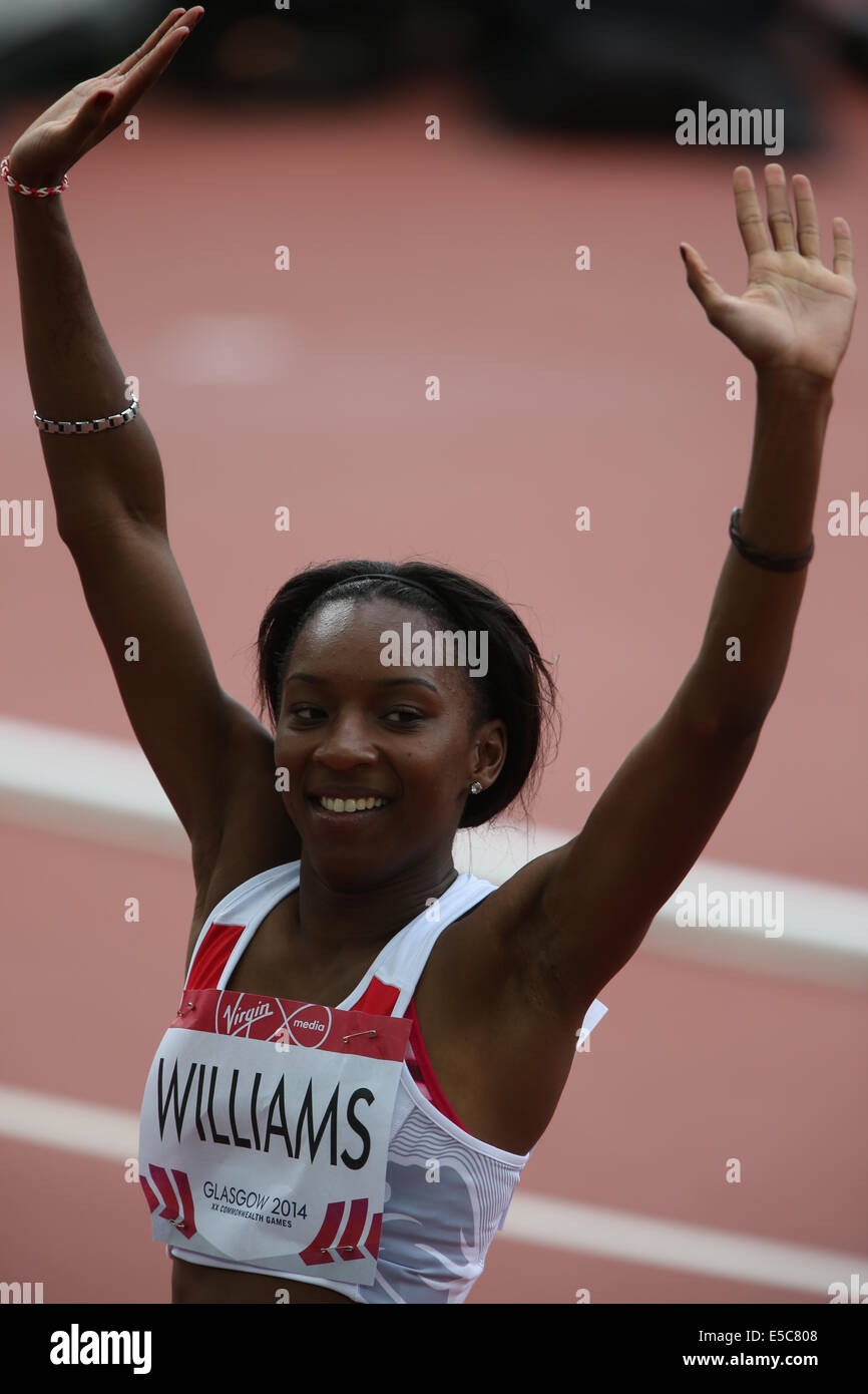 BIANCA WILLIAMS ENGLAND HAMPDEN PARK GLASGOW SCOTLAND 27 July 2014 ...