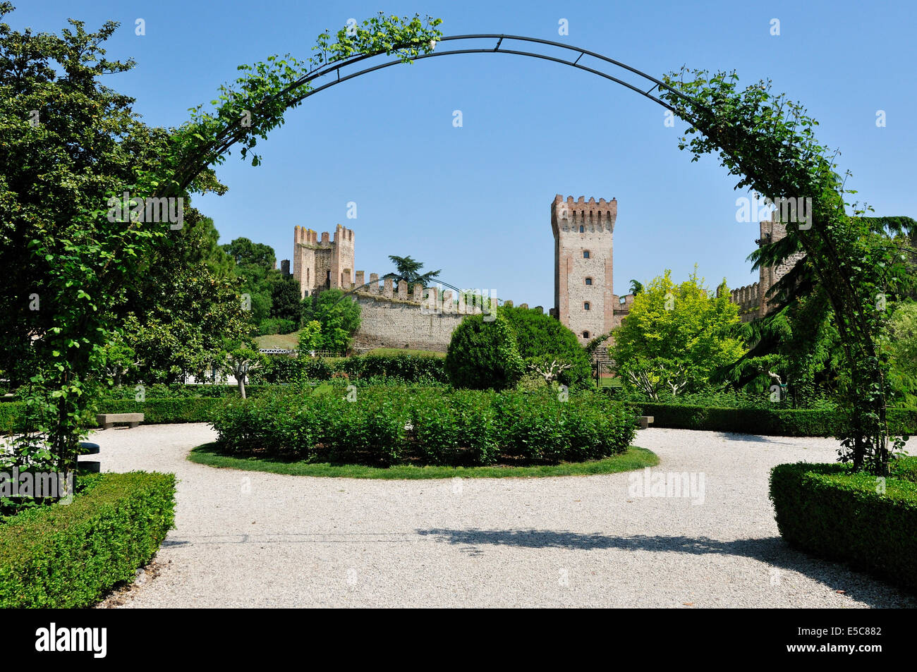Castello di Este Castle of Este Veneto Italy Stock Photo - Alamy