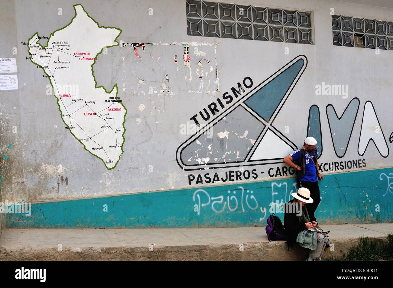 Map of Peru - Bus station in CHACHAPOYAS . Department of Amazonas .PERU ...