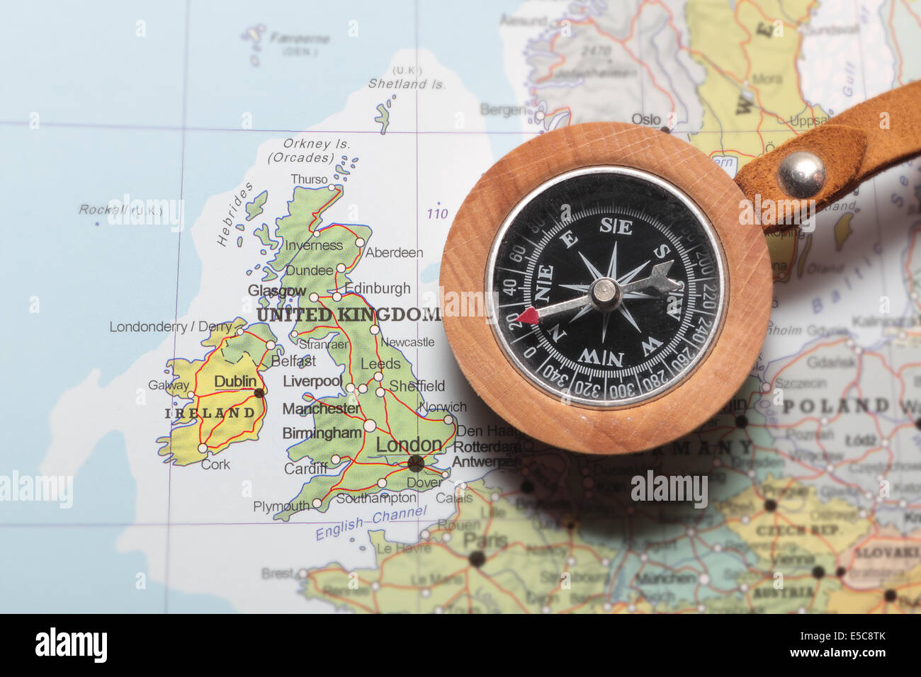 Map of the united kingdom hi-res stock photography and images - Alamy