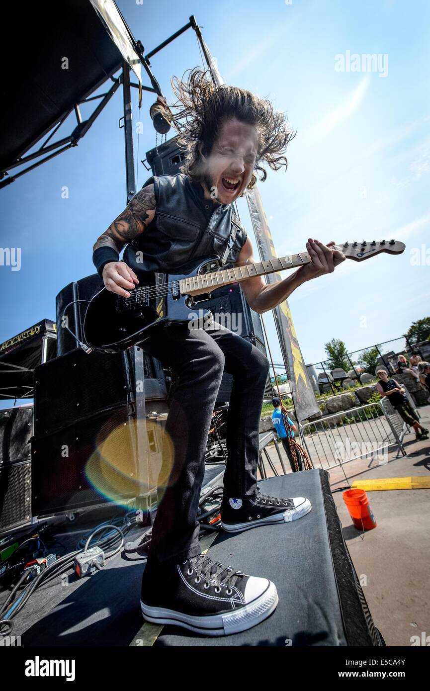 July 25, 2014 - Toronto, Ontario, Canada - American metalcore band ...
