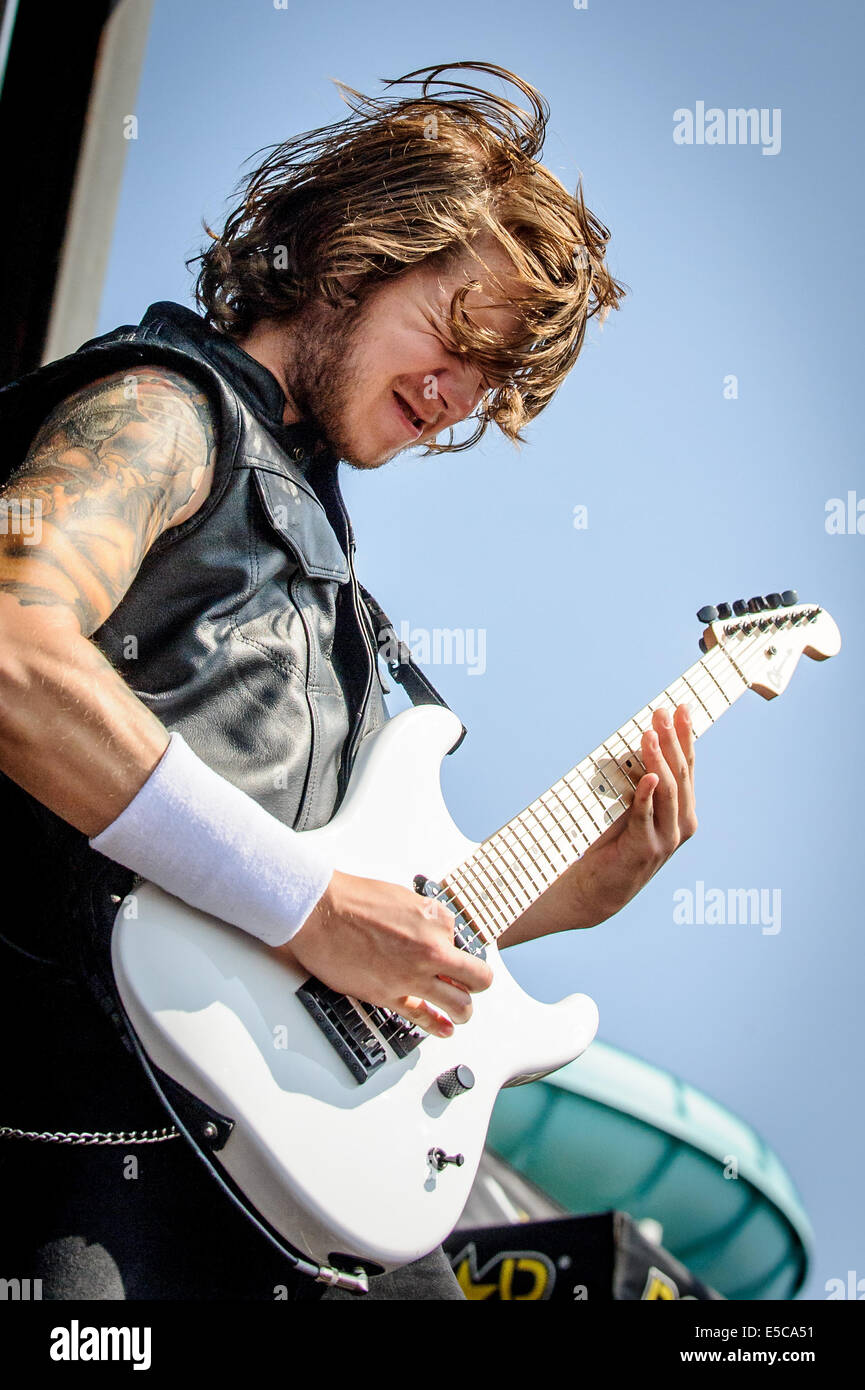 July 25, 2014 - Toronto, Ontario, Canada - American metalcore band ...